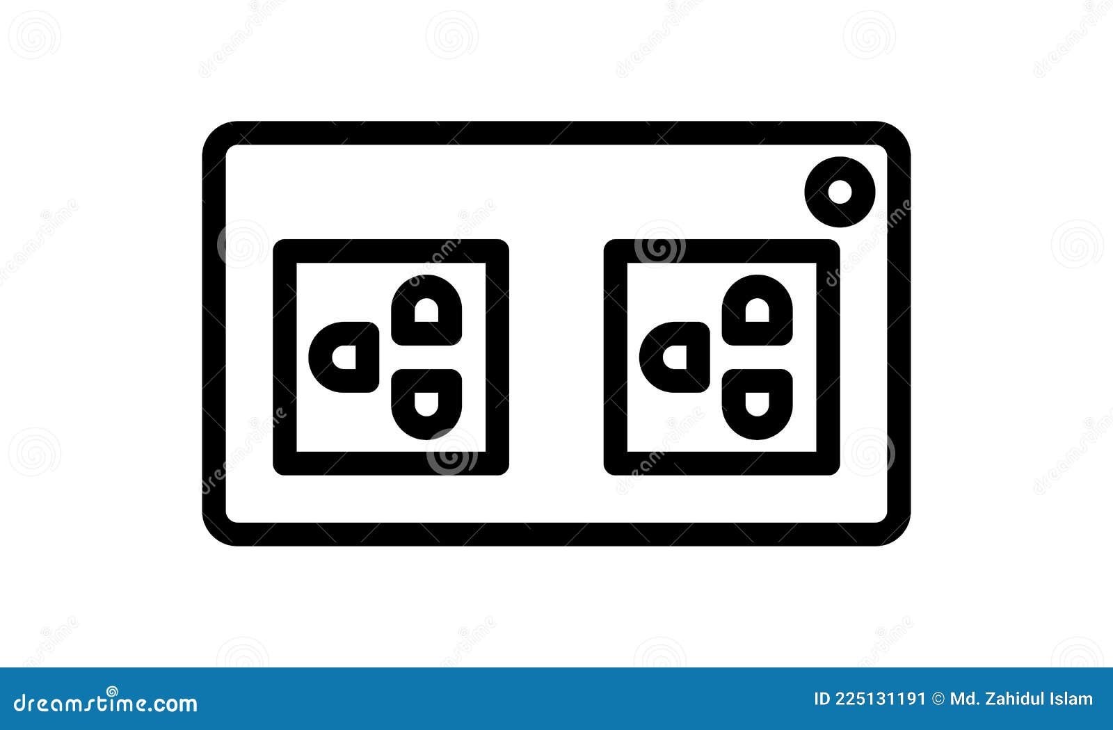 Plug Socket Icon Template Black Color Editable. Plug Socket Icon Symbol ...