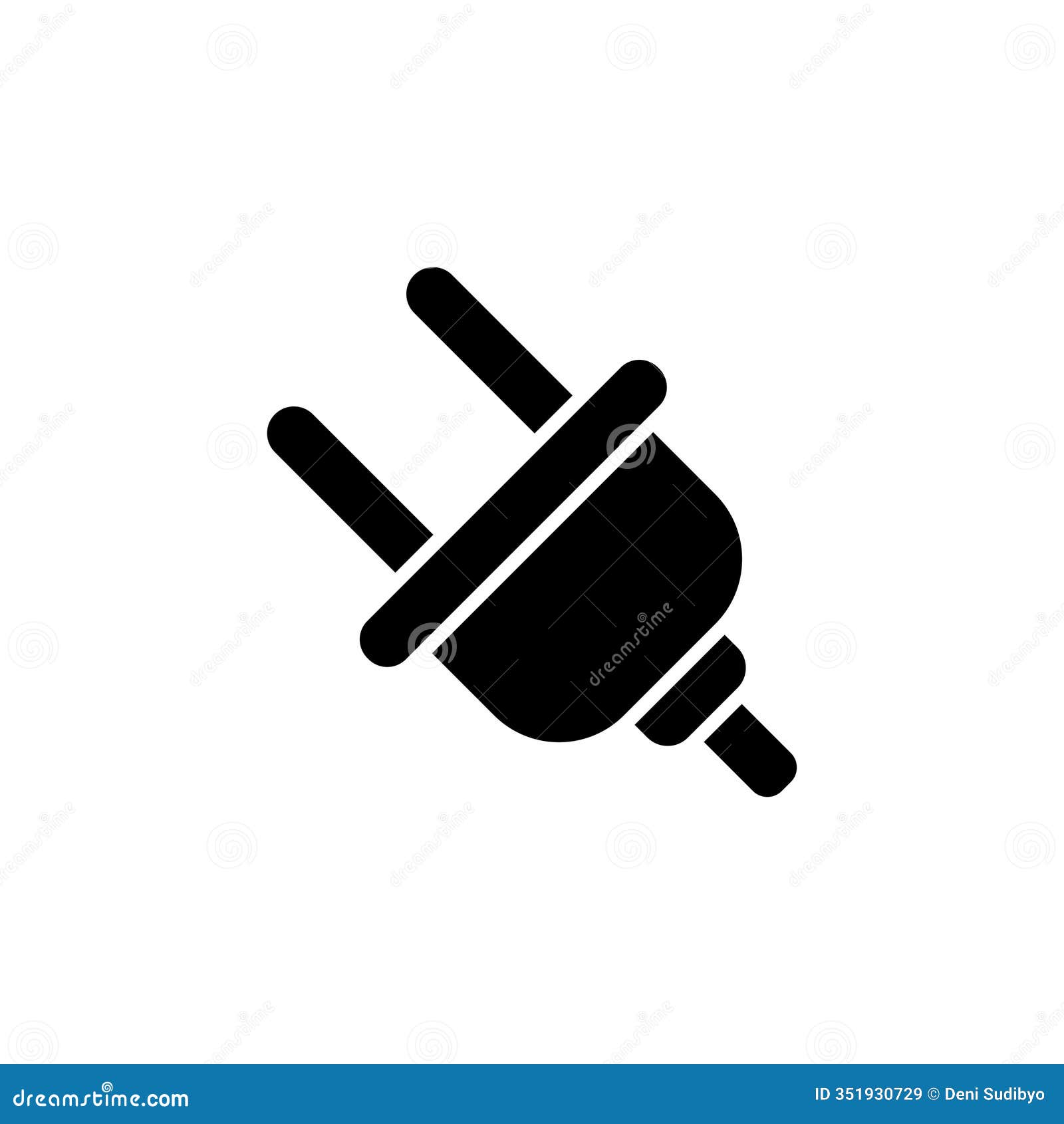 Plug Socket Icon Vector Design Element Templates Simple Stock Vector ...