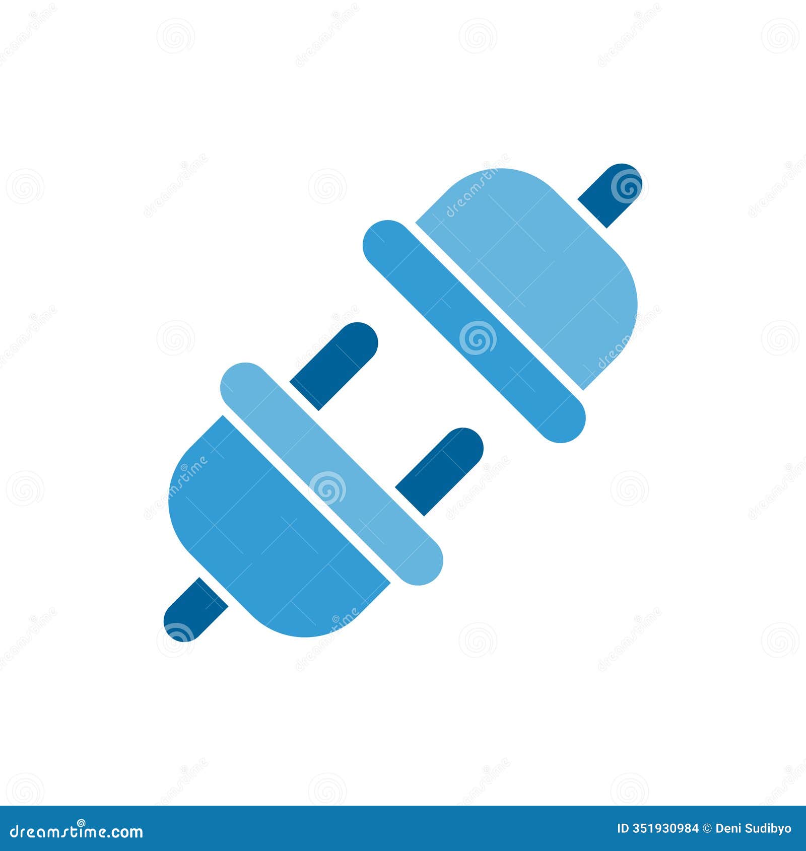 Plug Socket Icon Vector Design Element Templates Simple Stock Vector ...