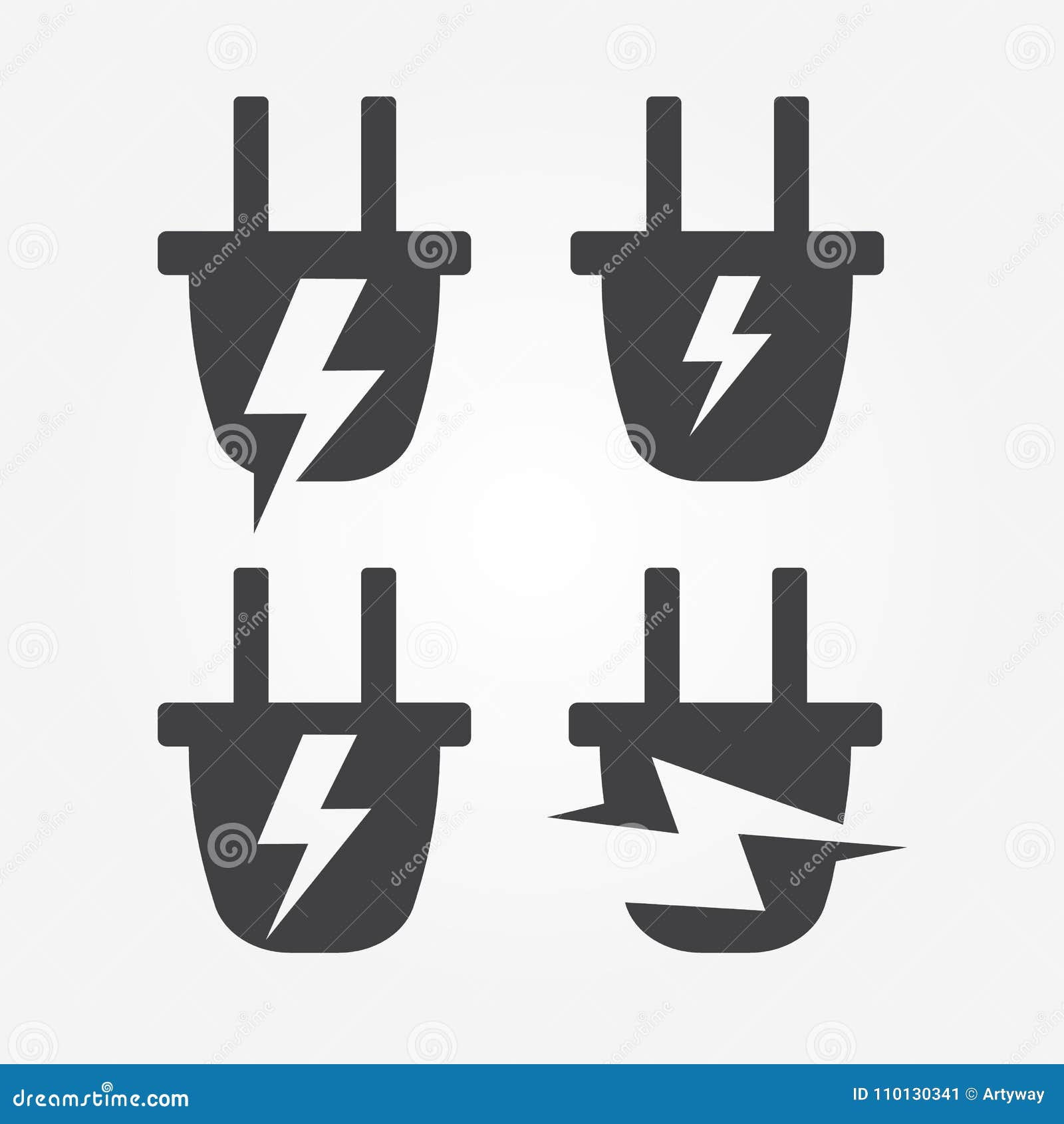 Electrical Wiring And Switchboard On Concrete Wall Vector Illustration ...