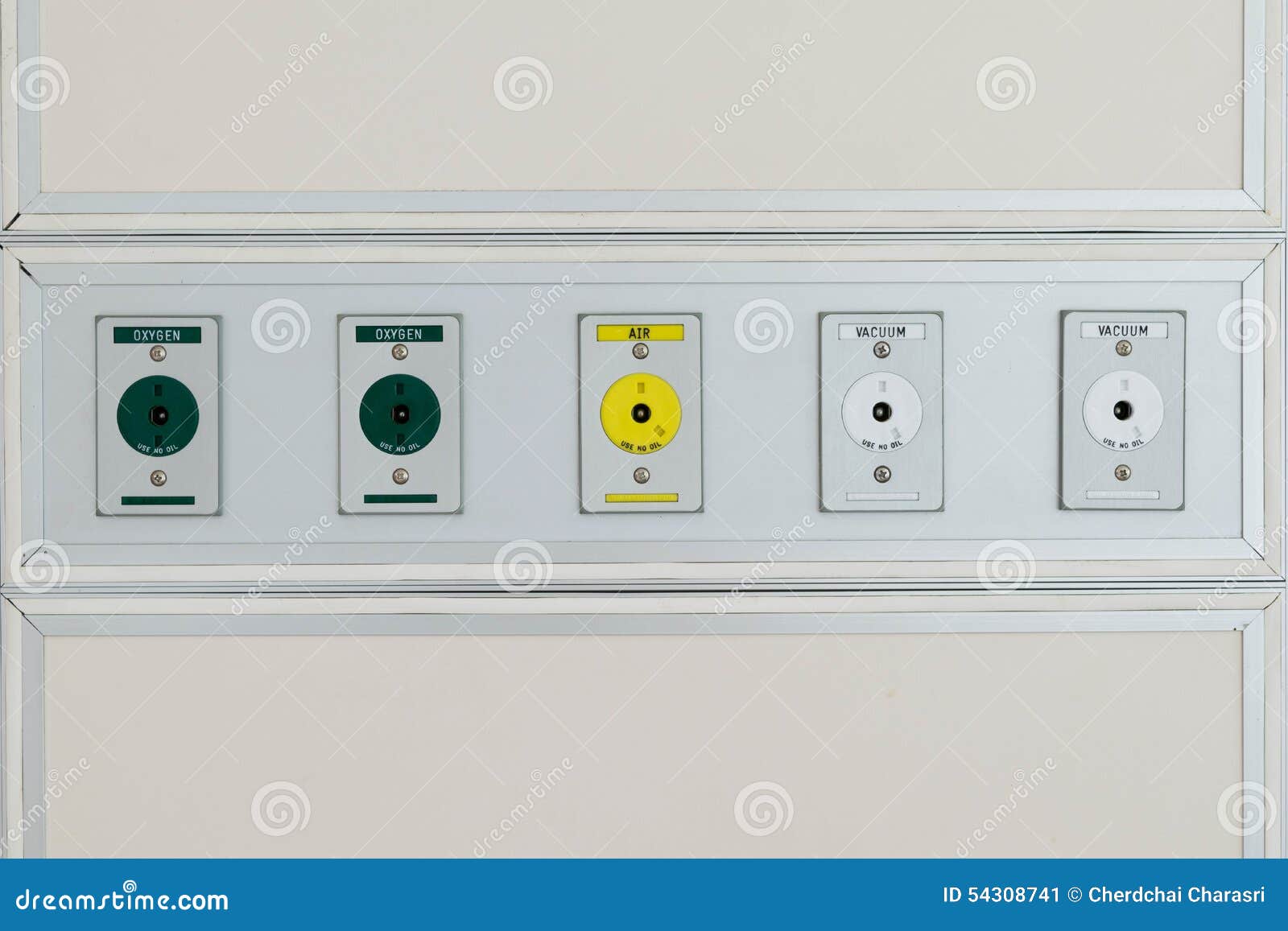Plug Socket On The Wall Of Hospital Stock Photo - Image: 54308741