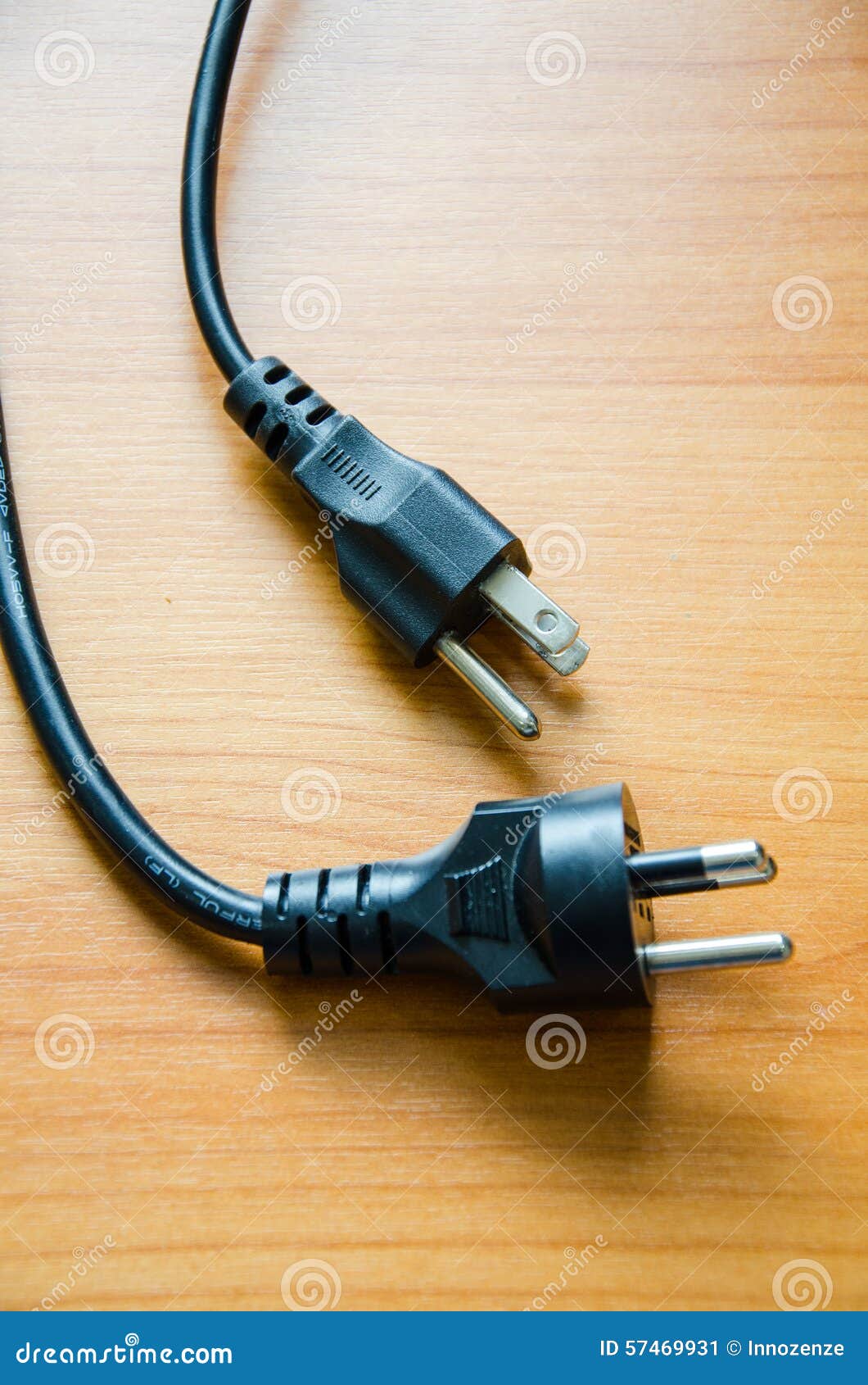 Plug stock image. Image of table, electricity, energy - 57469931