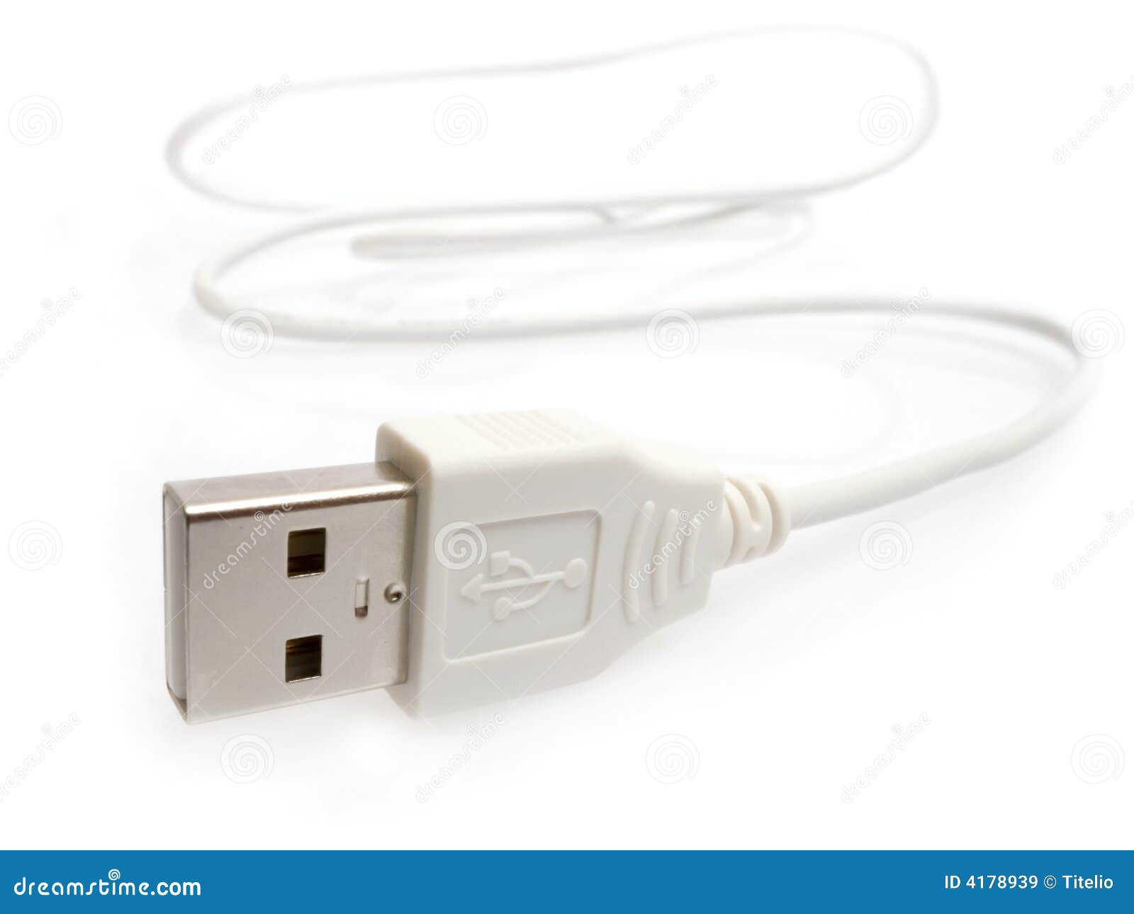 Plug USB stock image. Image of cable, interface, line - 4178939