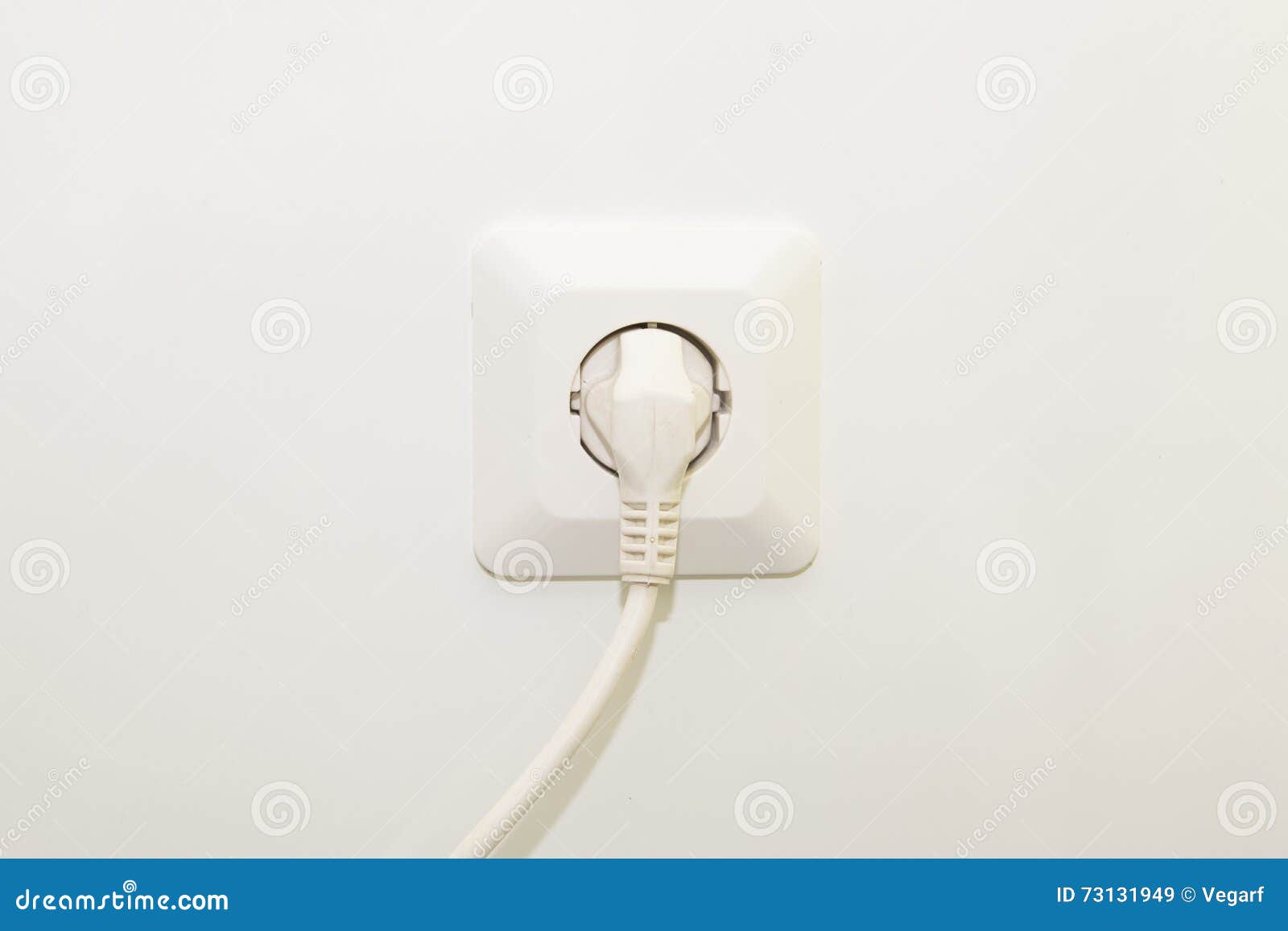 Plug in wall socket stock image. Image of white, wall - 73131949