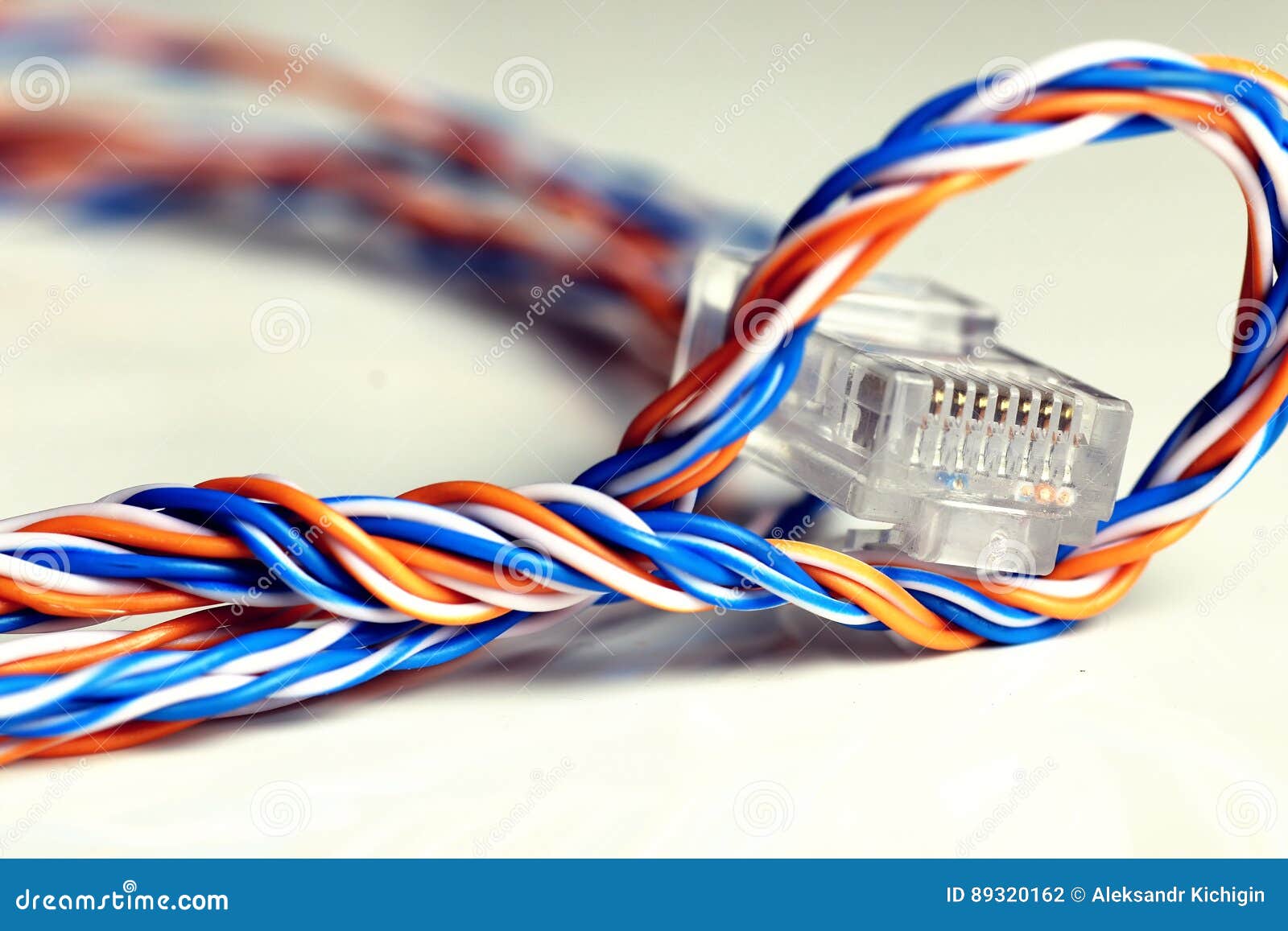 Plug wire color lan stock photo. Image of line, blue - 89320162