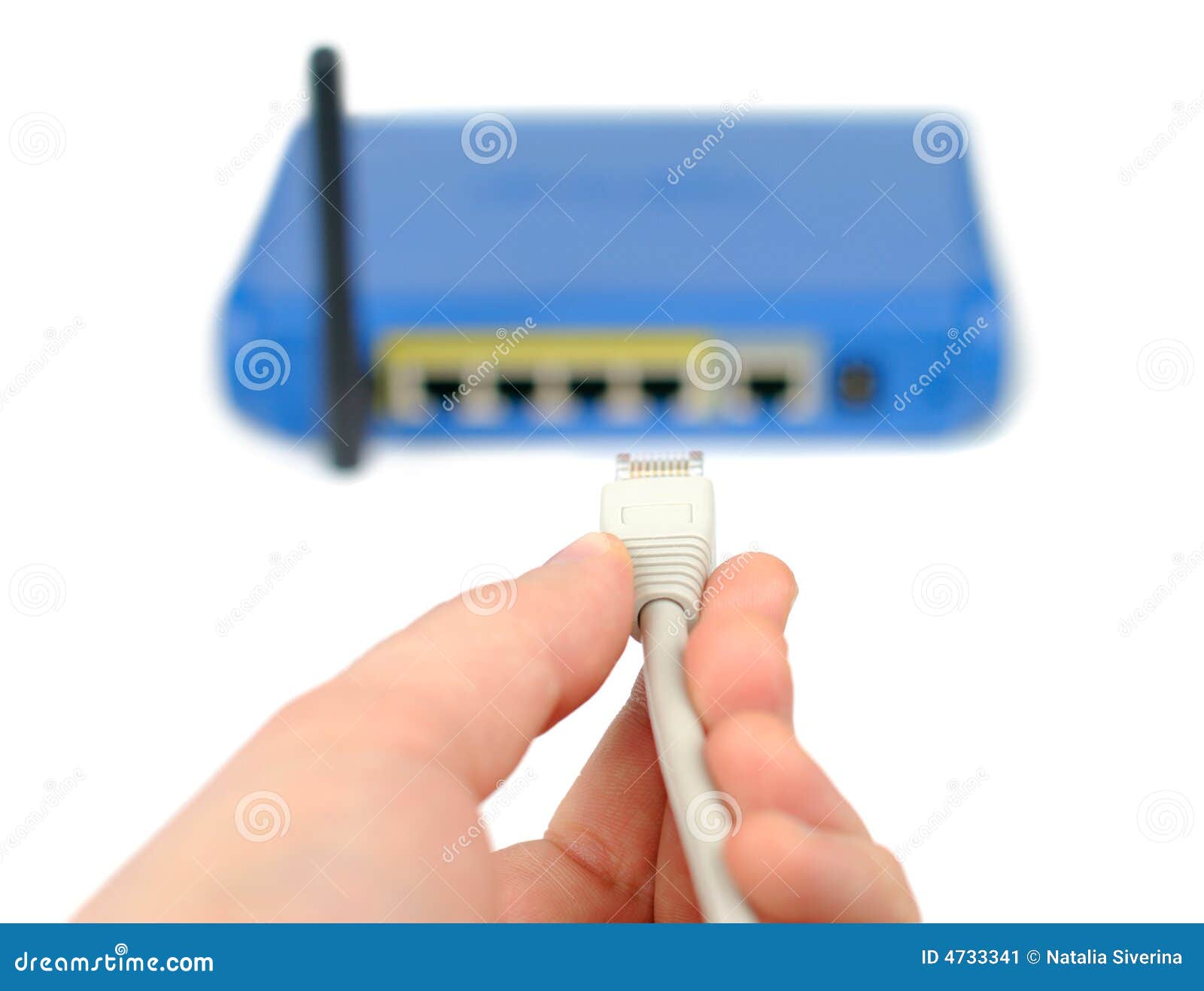 Plugging in stock image. Image of cisco, ethernet, cable - 4733341