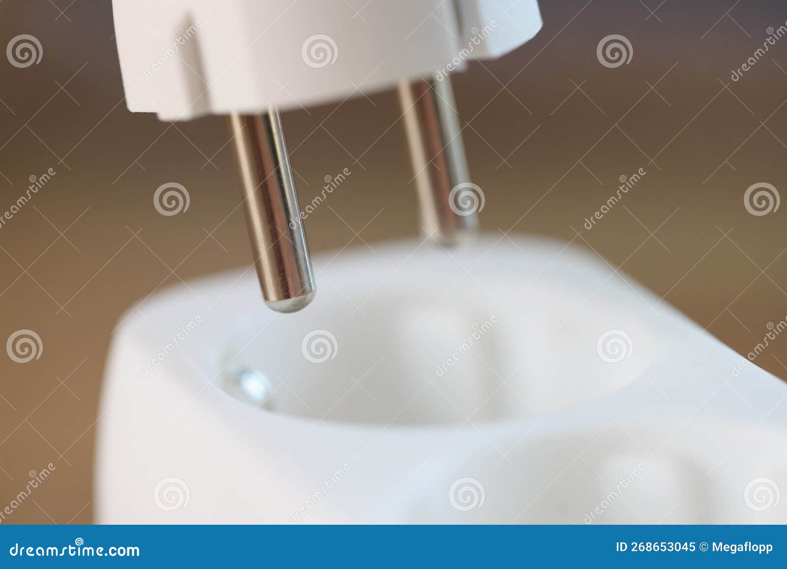 Plugging or Unplugging Electric Plug into Socket. Stock Image - Image ...