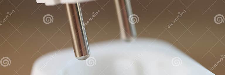 Plugging or Unplugging Electric Plug into Socket. Stock Image - Image ...