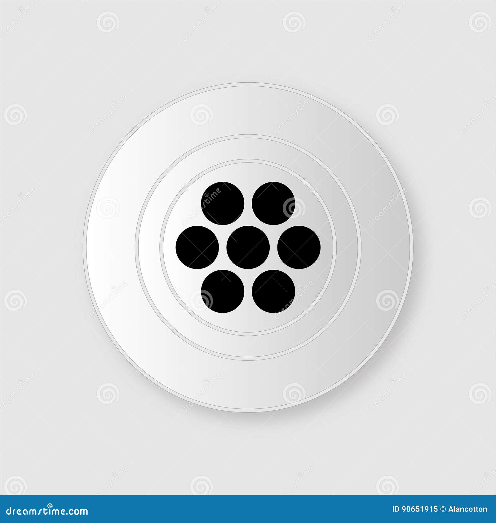 Abstract Plughole Vector Illustration | CartoonDealer.com #92404962
