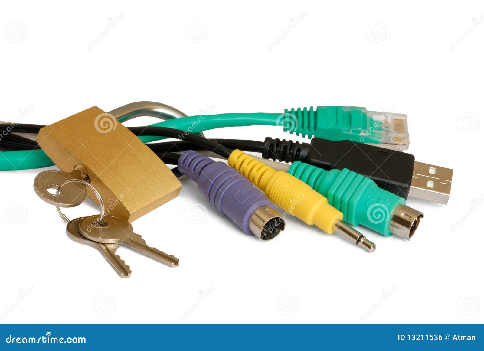 Computer Plugs. Stock Photography | CartoonDealer.com #46046720