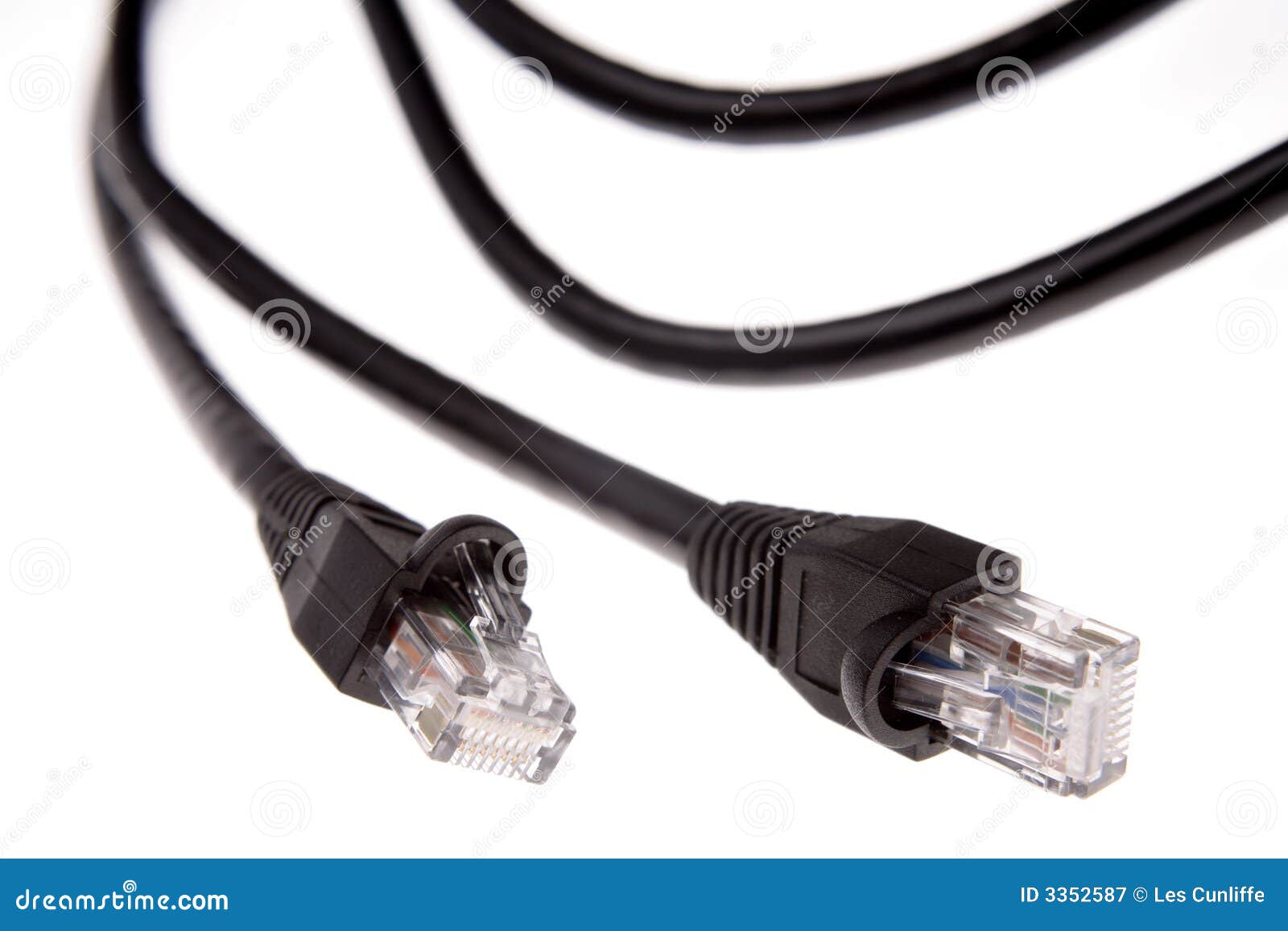 Plugs & cables stock image. Image of connectors, plugs - 3352587