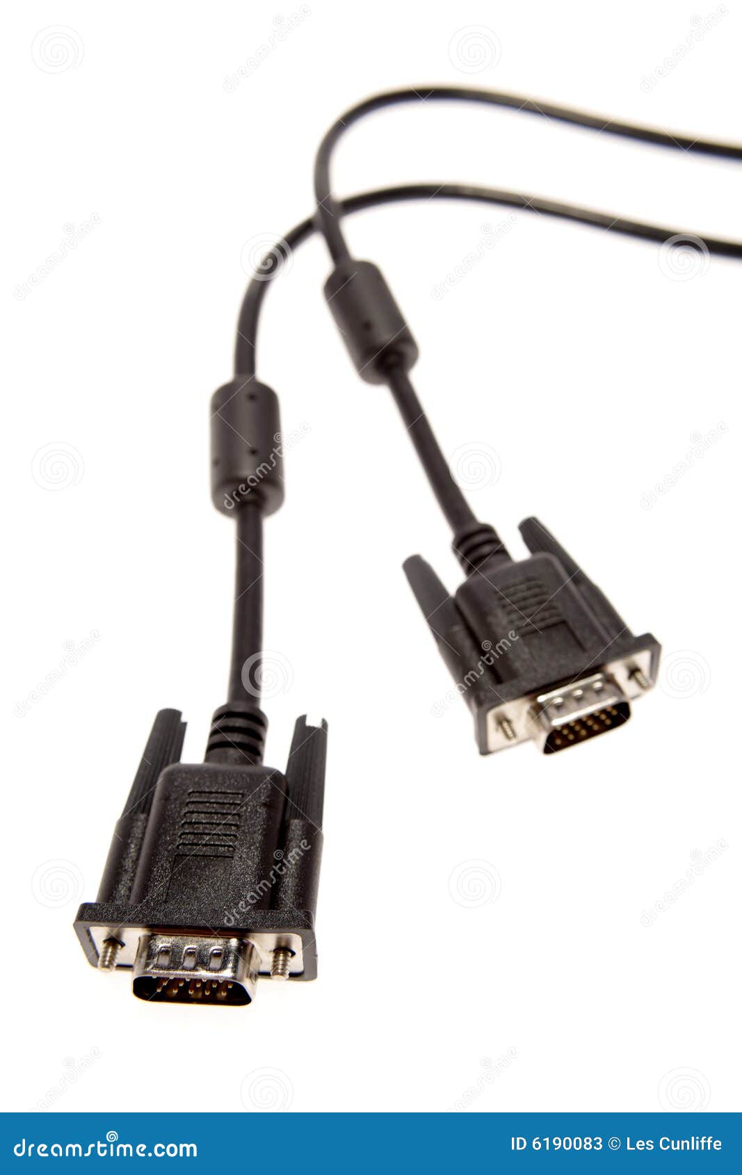 Plugs and cables stock image. Image of equipment, close - 6190083
