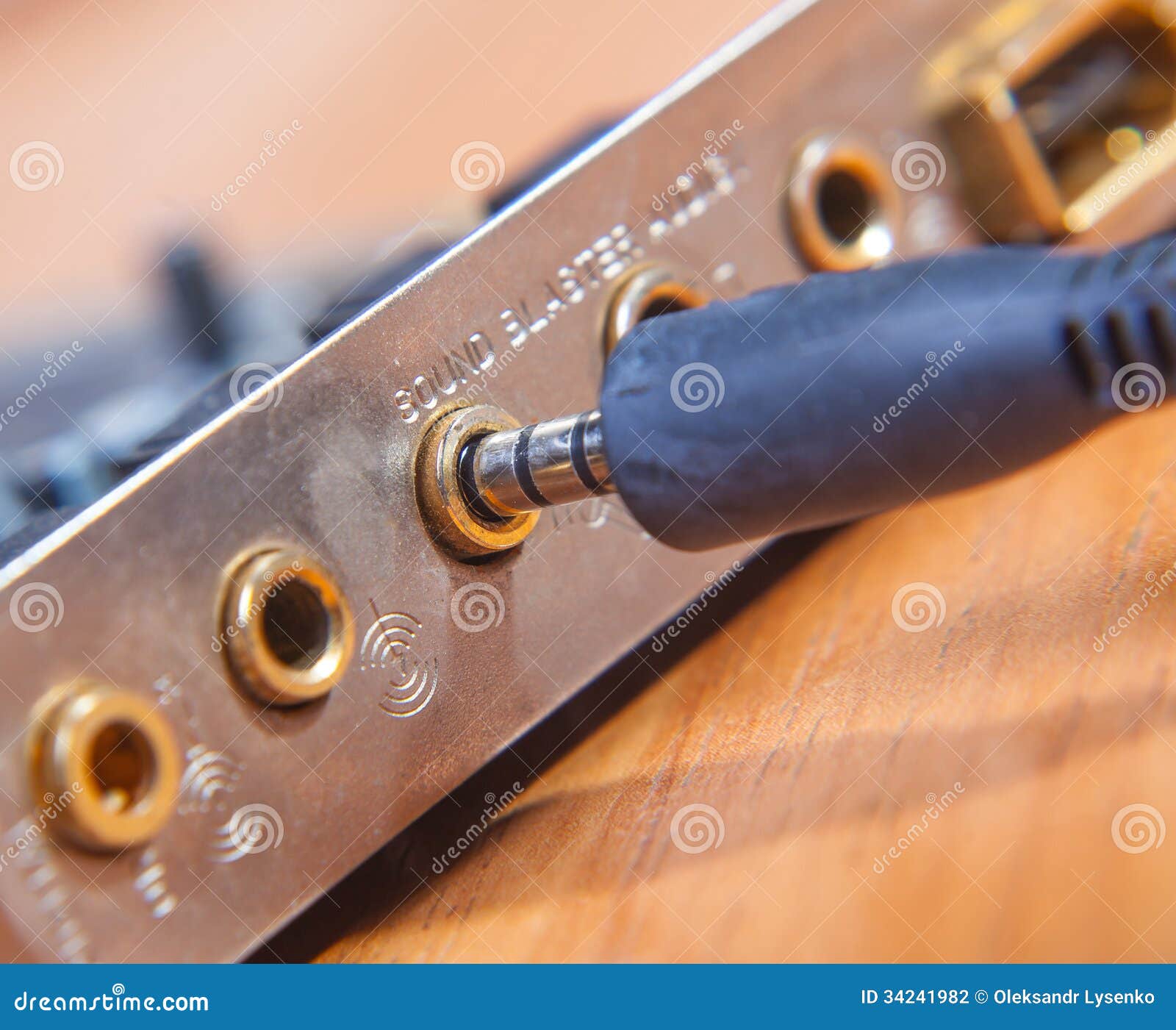 Plugs Electronic Audio and Video Devices Stock Photo - Image of ...