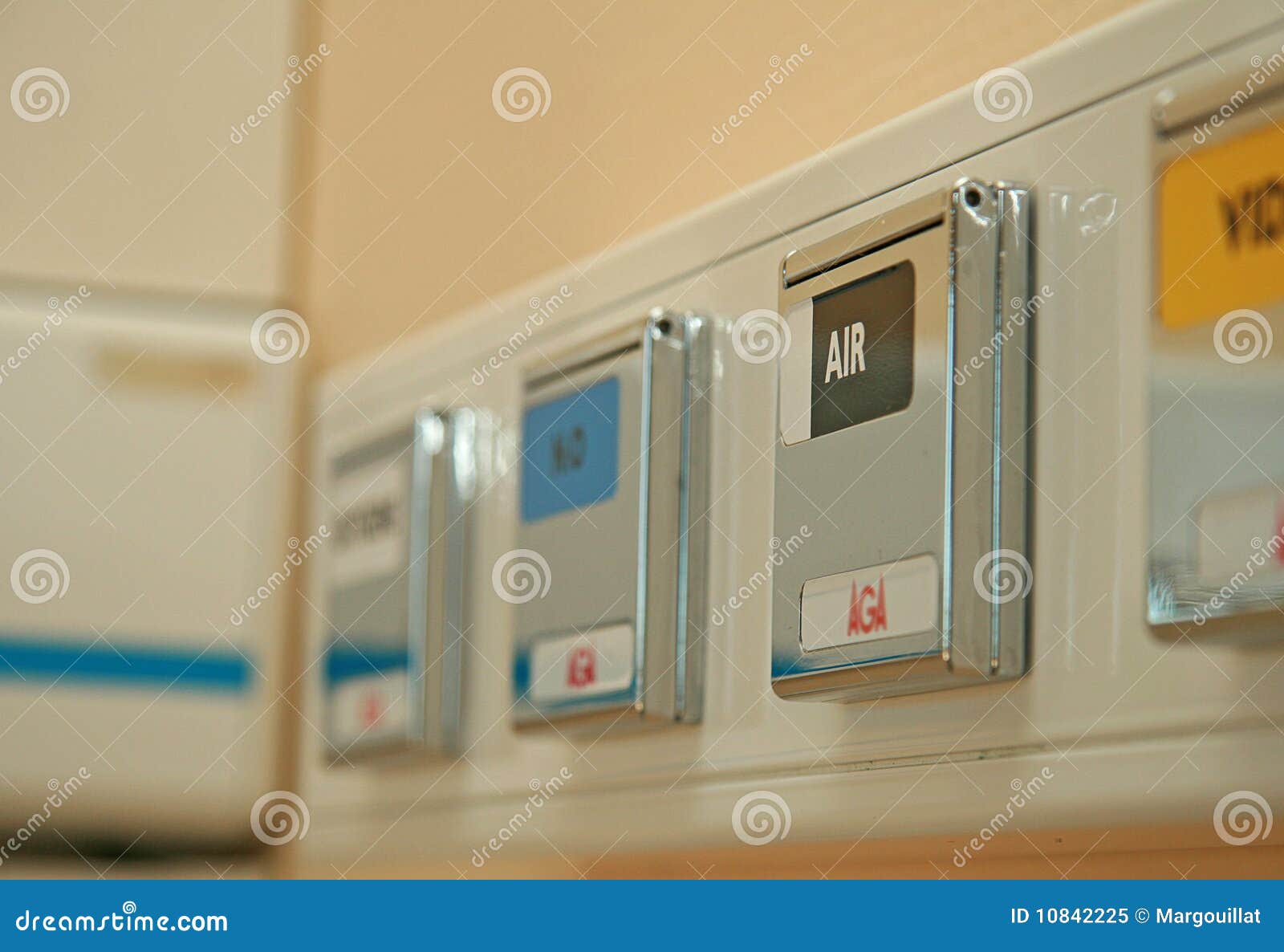 Plugs in a hospital stock image. Image of black, cord - 10842225