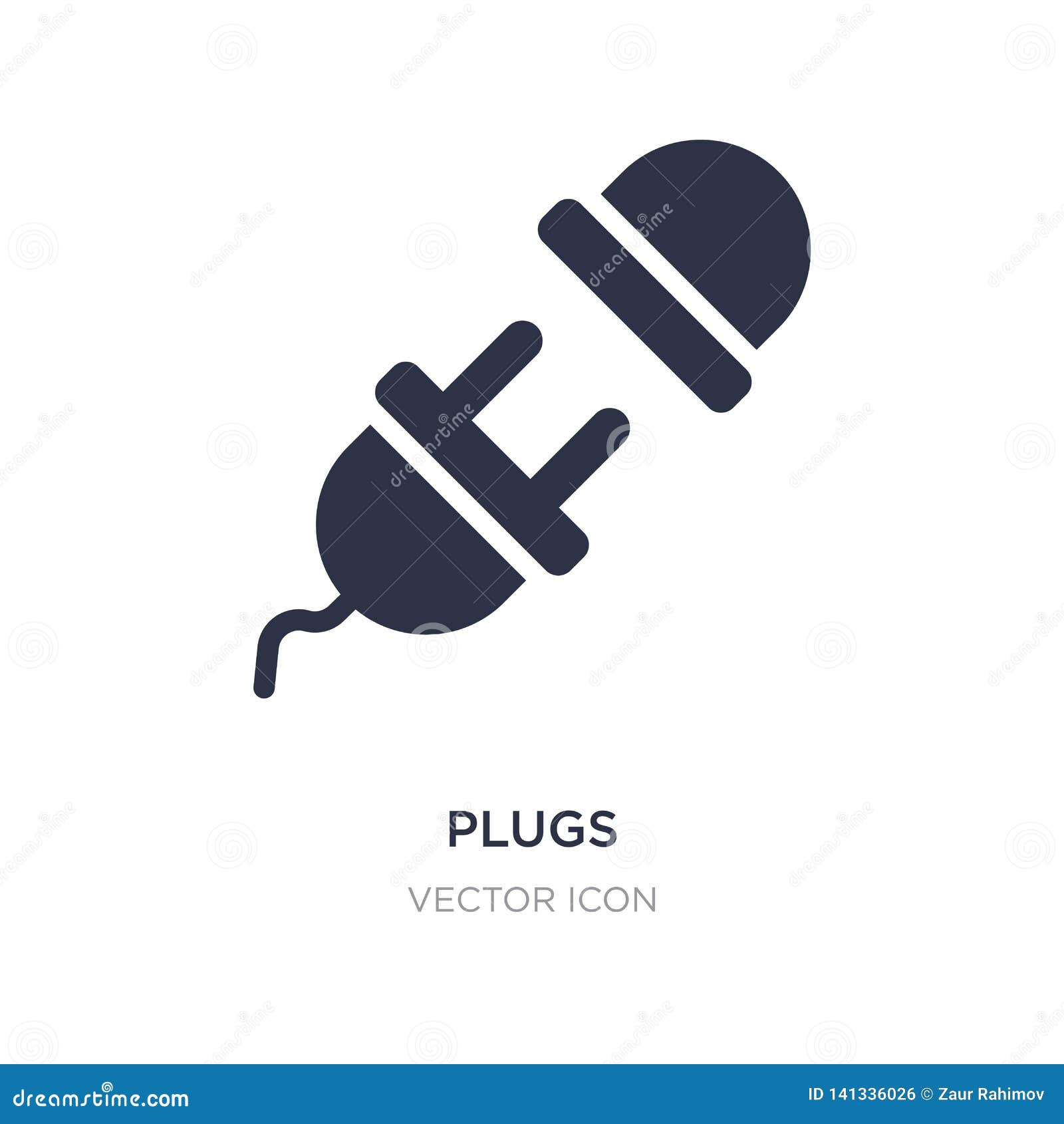 Plugs Icon on White Background. Simple Element Illustration from ...