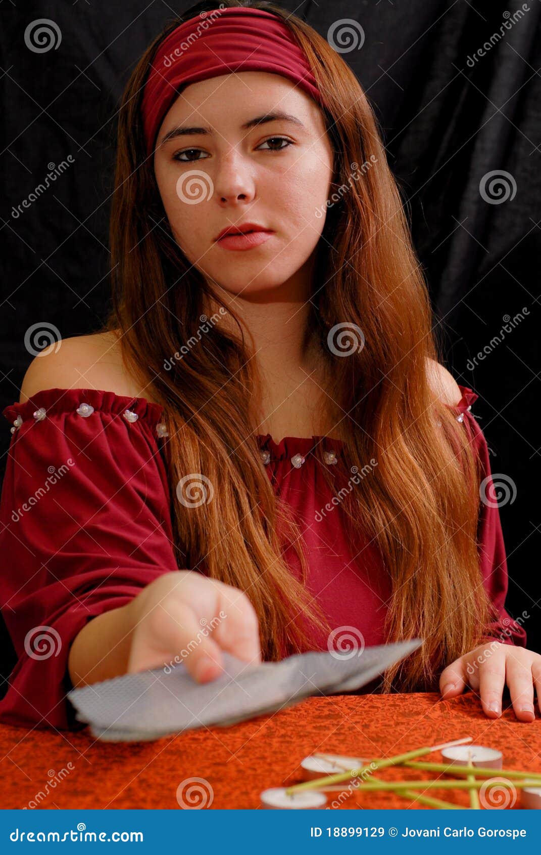 Pluk een Kaart stock afbeelding. Image of charme, volwassen - 18899129