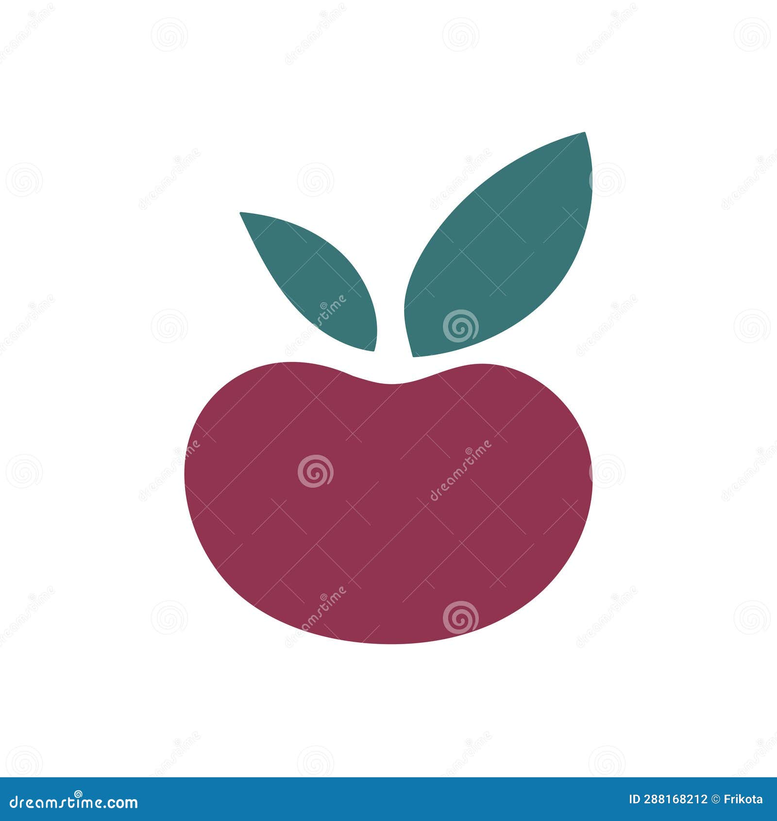 Plum Hand Drawn. Abstract Shape Fruit Inspiration. Vector Illustration ...