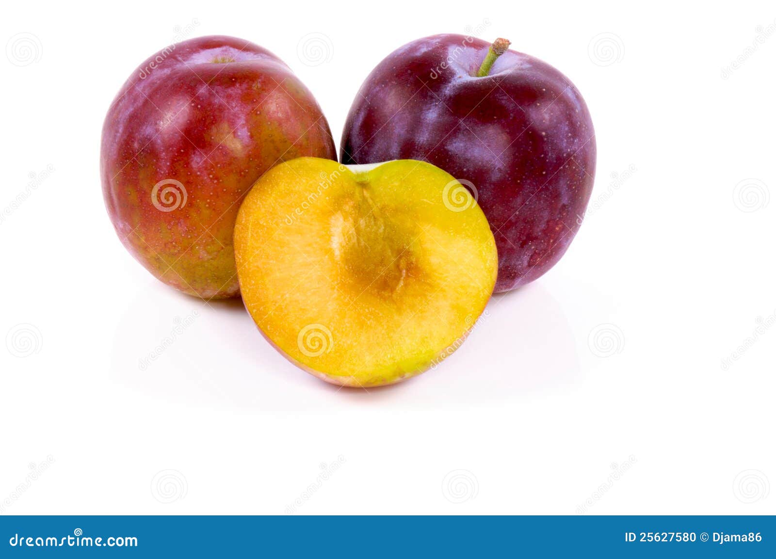 Plum isolated stock photo. Image of blue, isolated, healthy - 25627580