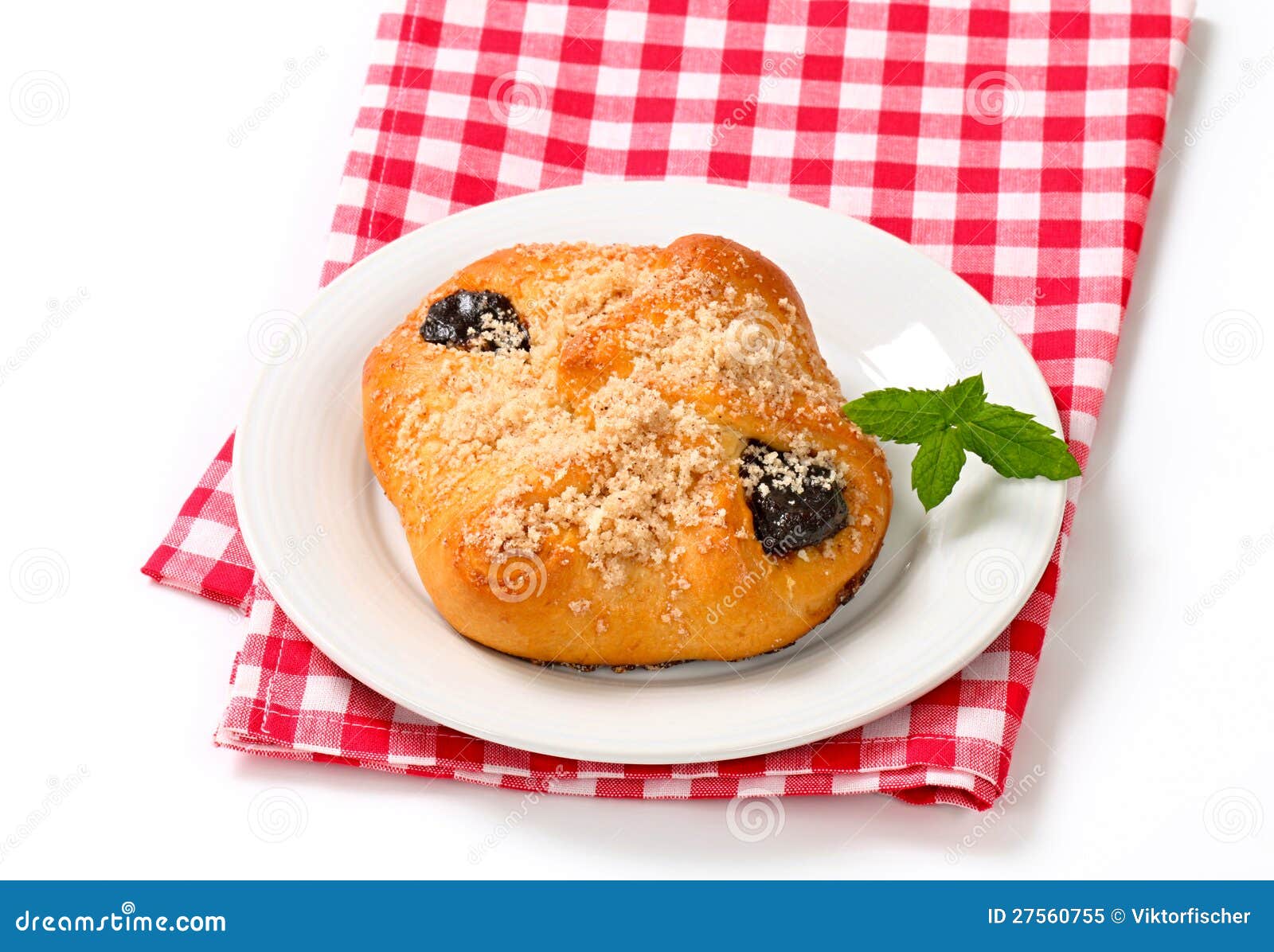 Plum jam filled pastry stock image. Image of cuisine - 27560755