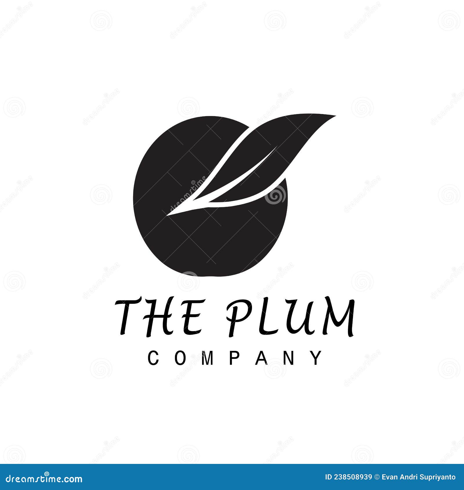 Plum Logo Vector Icon Design Template Stock Vector - Illustration of ...