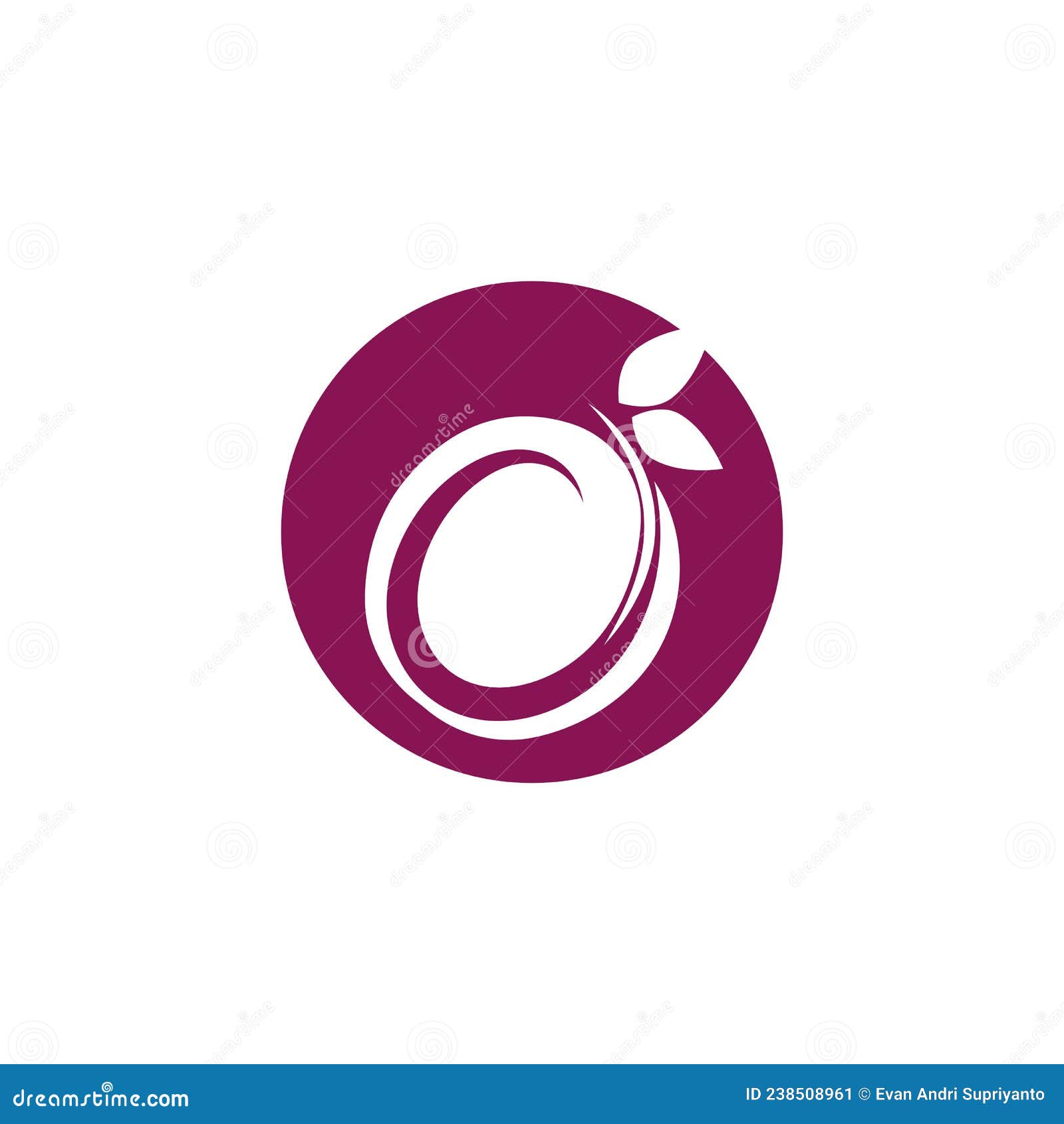 Plum Logo Vector Icon Design Template Stock Vector - Illustration of ...