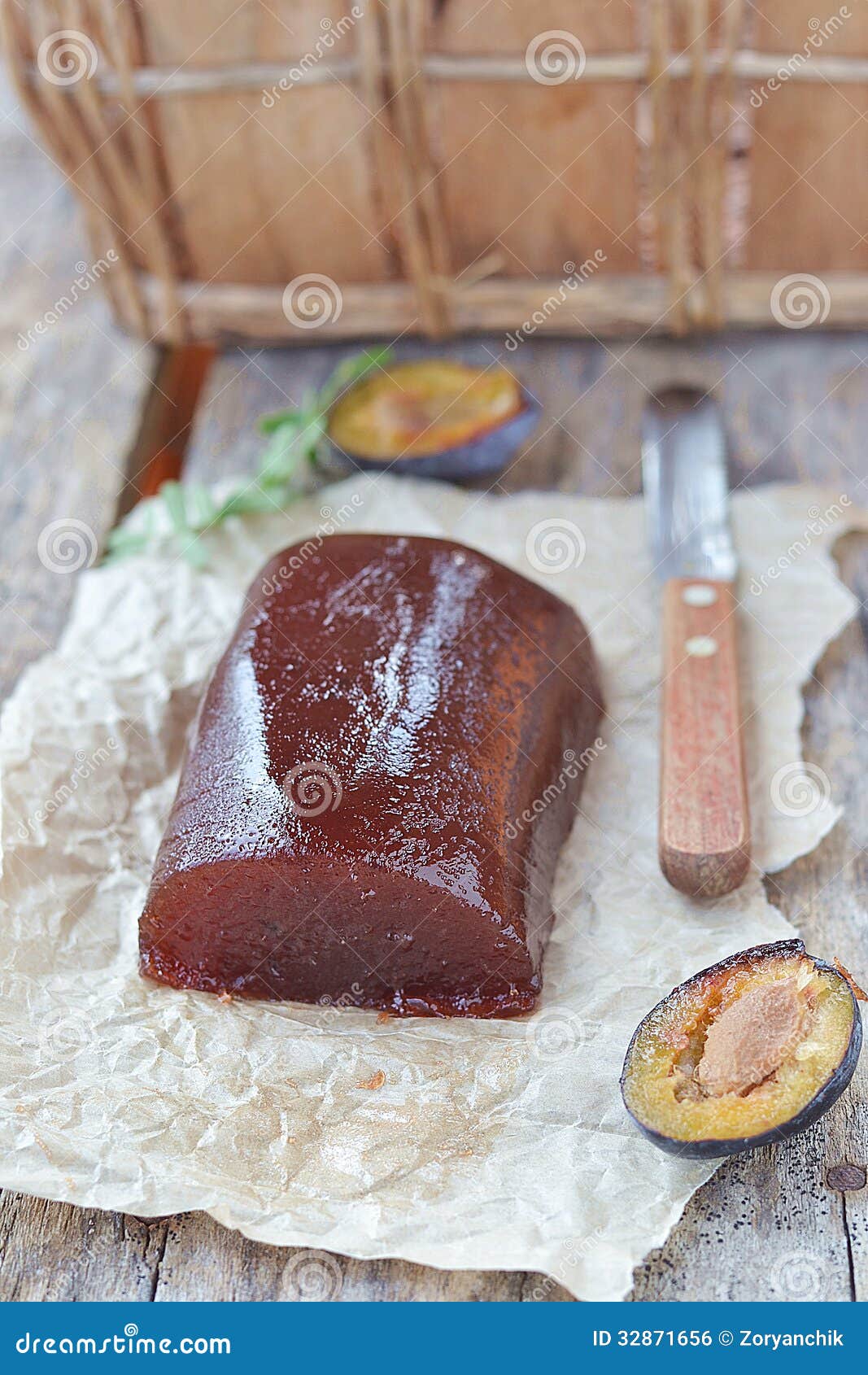 Plum paste stock photo. Image of gourmet, glass, eating - 32871656