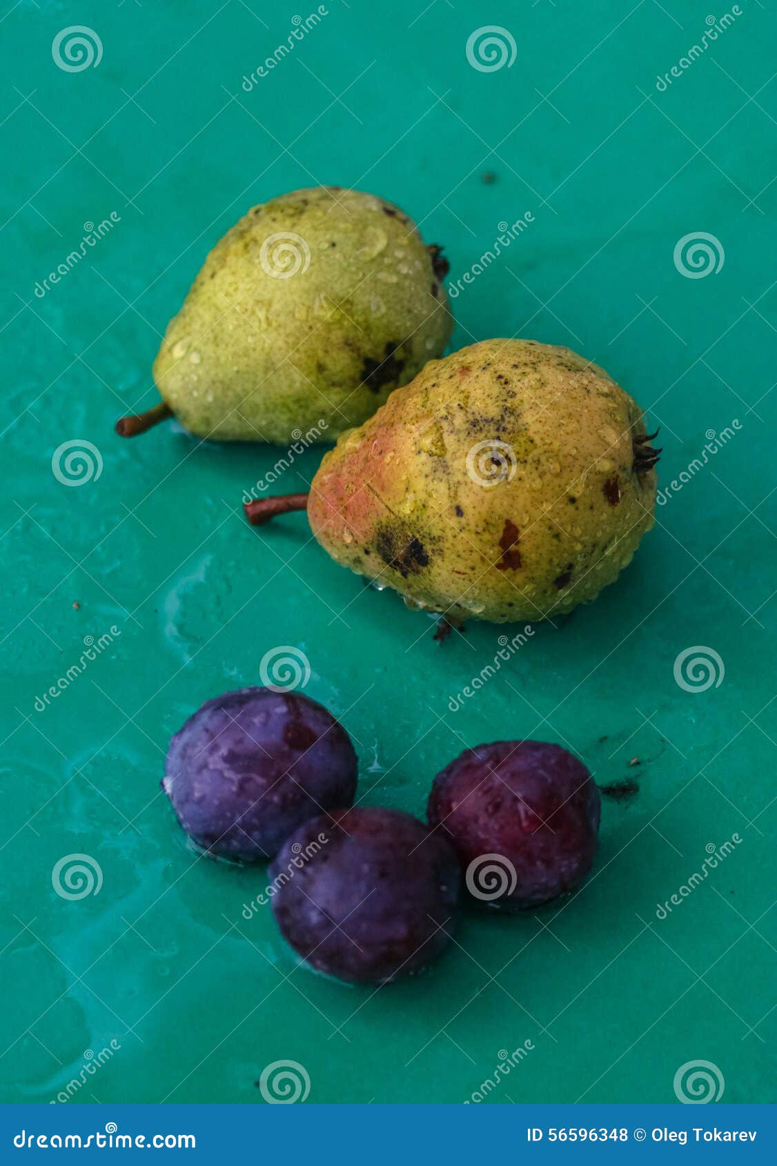 Plum and pears stock photo. Image of ingredient, healthy - 56596348