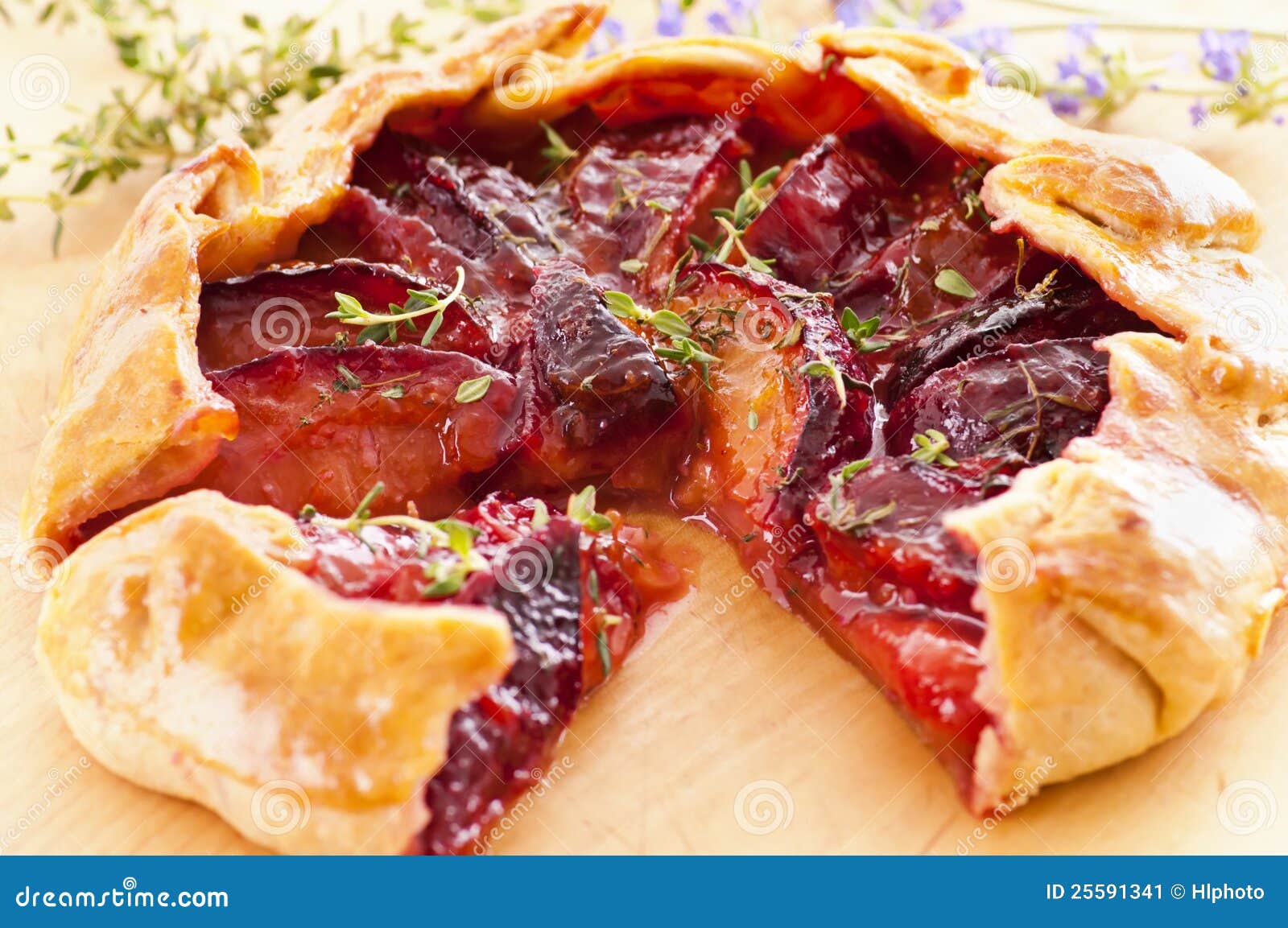 Open Faced Plum Tart Stock Photos - Free & Royalty-Free Stock Photos ...