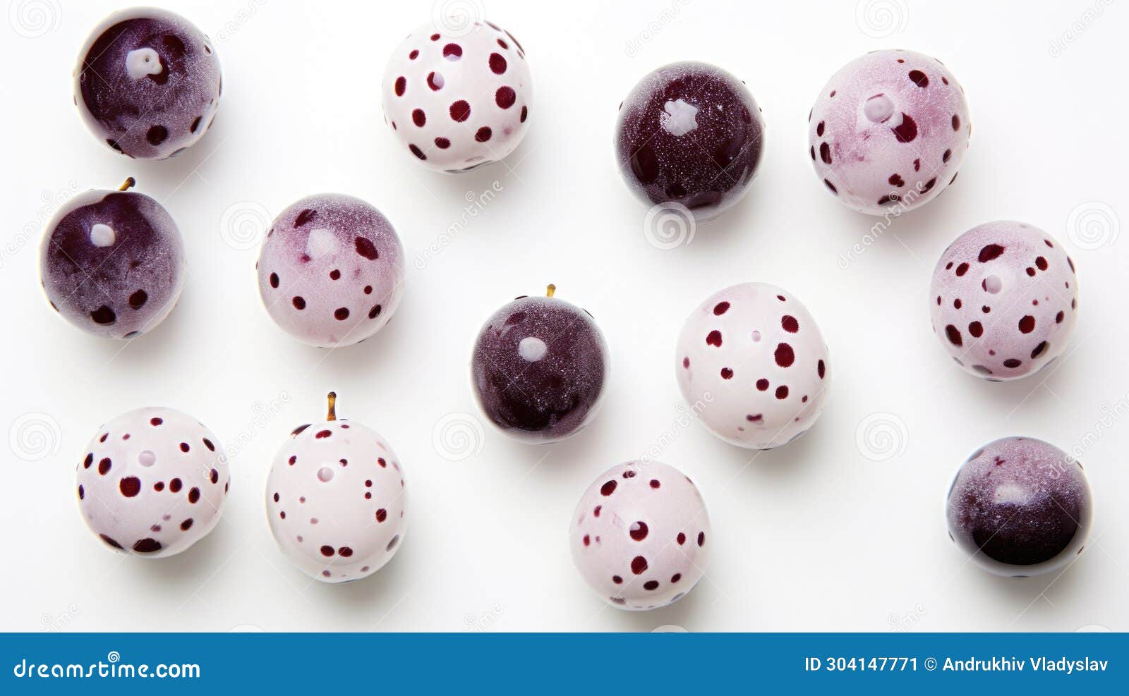 Plum Spots on White Background, Abstract Illustration Stock ...