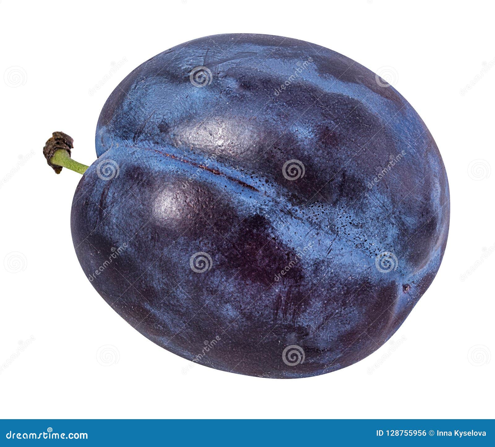 Plum on a white background stock photo. Image of clean - 128755956