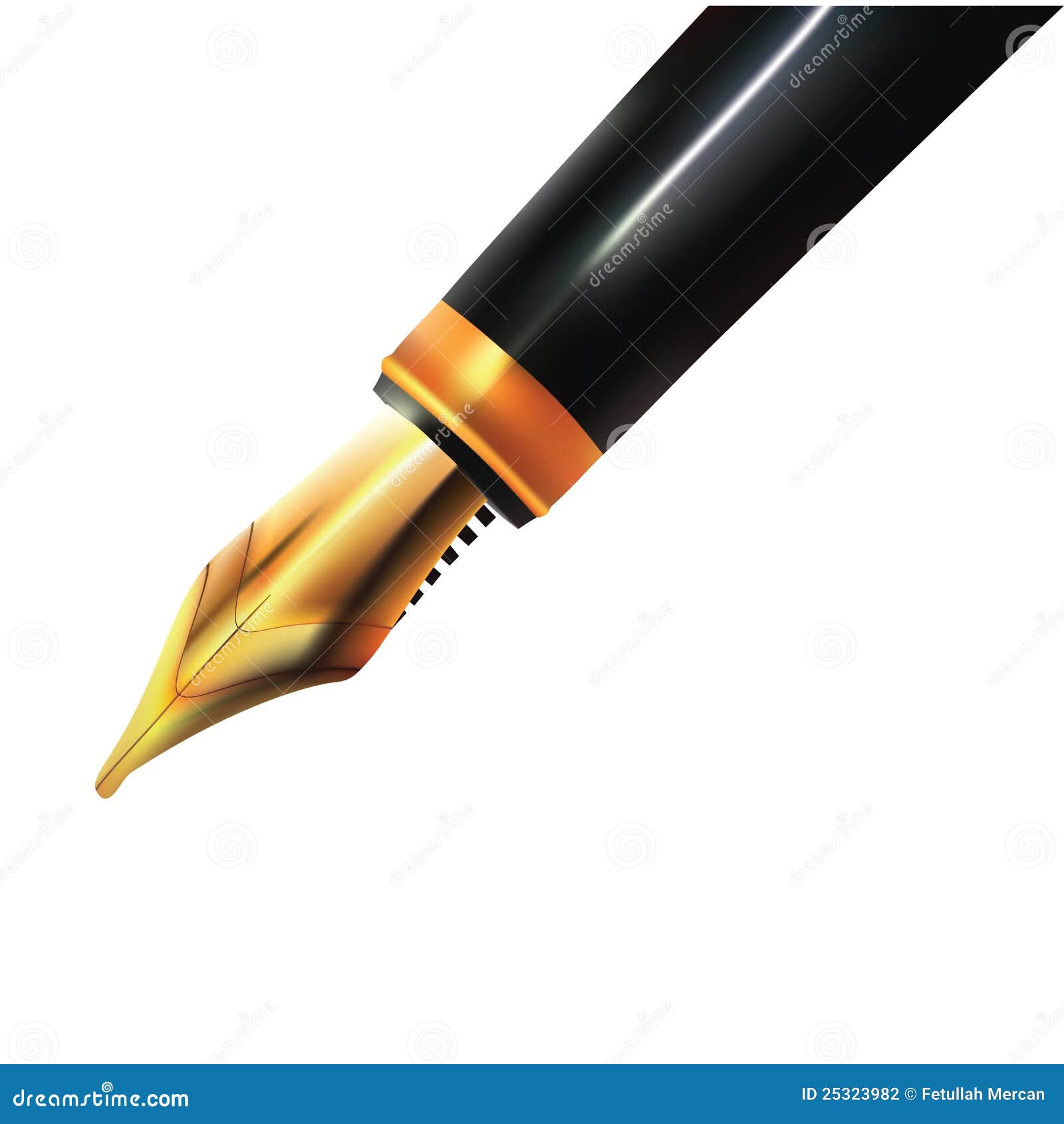 Pluma ilustración del vector. Ilustración de muestra - 25323982