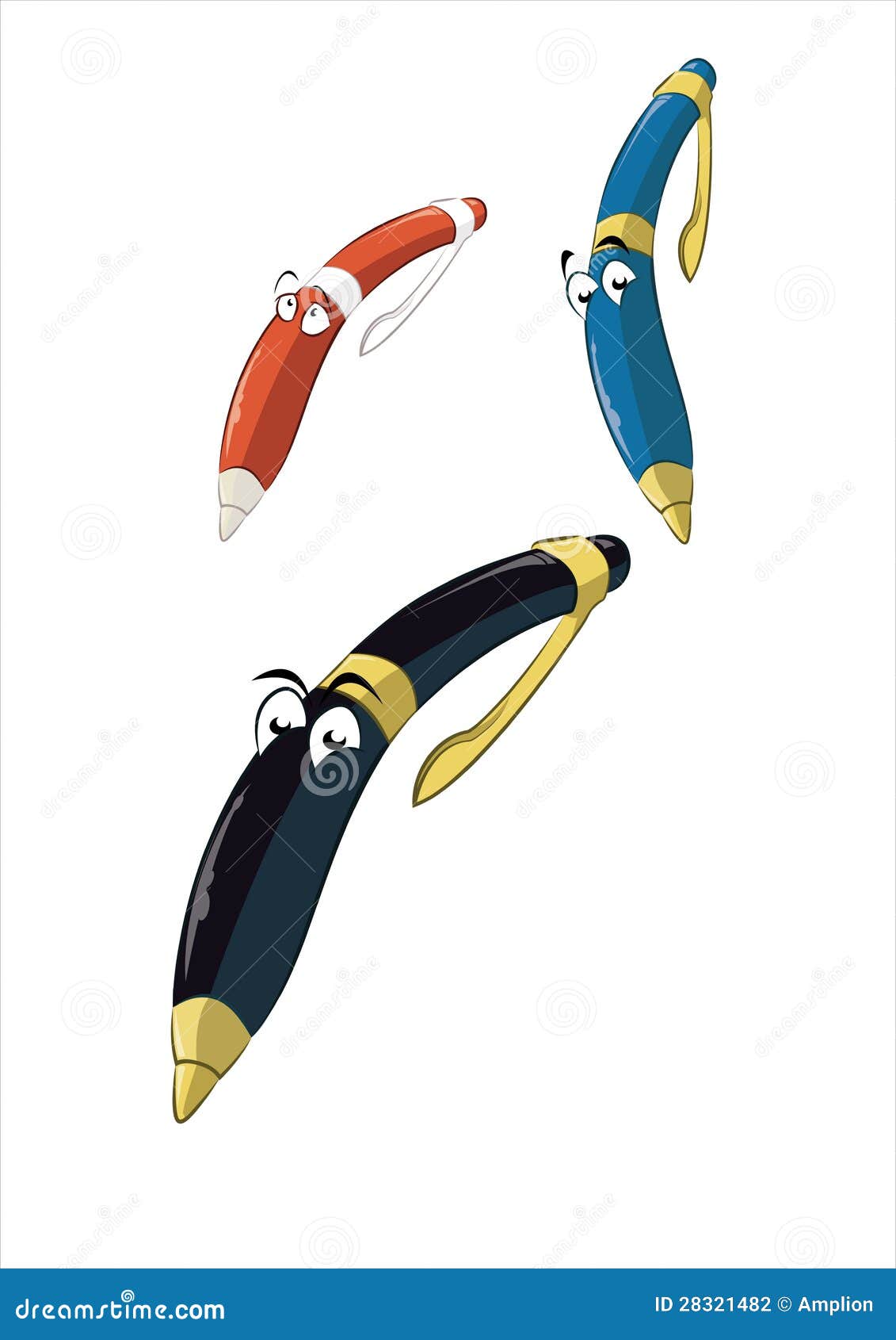 Pluma de la historieta ilustración del vector. Ilustración de ...