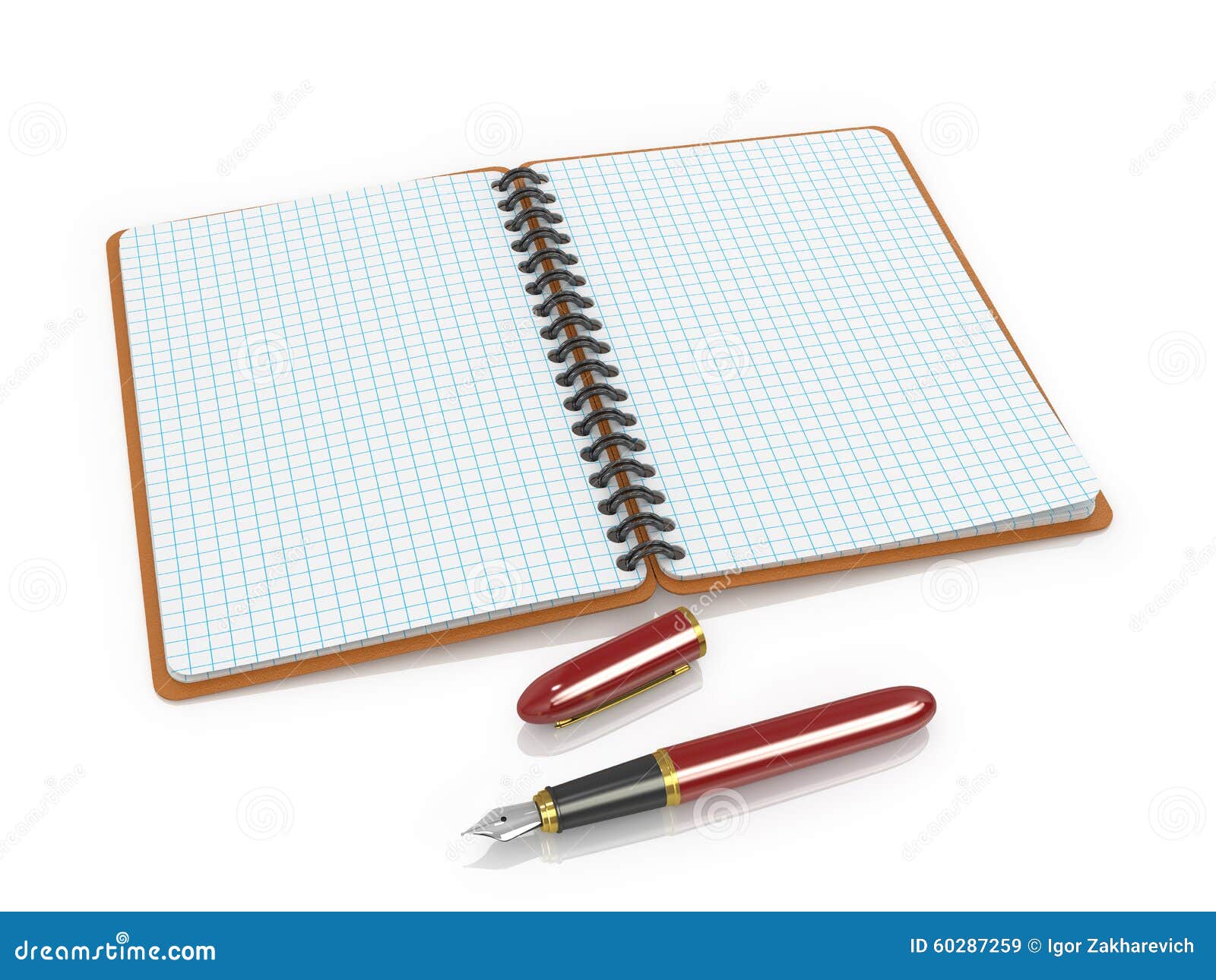 Pluma De La Libreta Y De La Tinta Imagen de archivo - Imagen de libreta ...