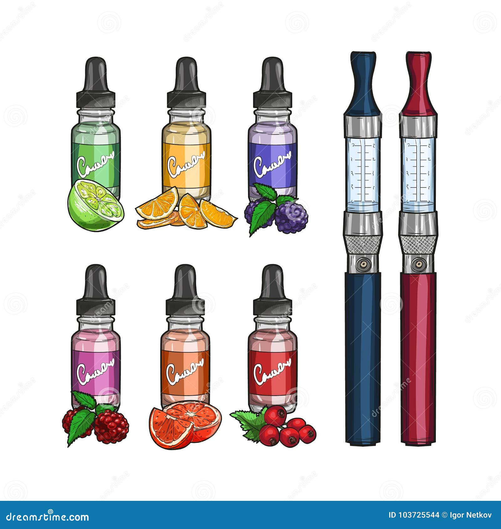 Pluma del vape del vector ilustración del vector. Ilustración de salud ...