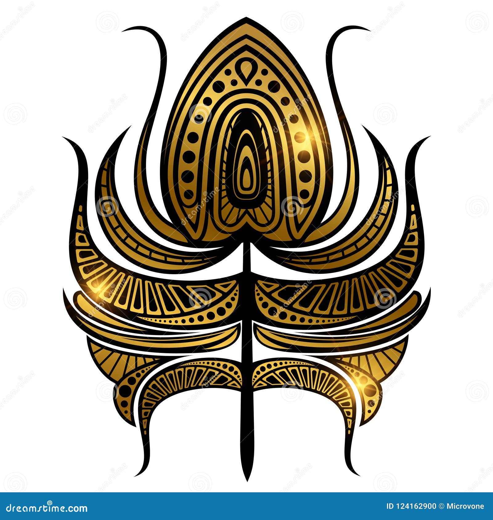 Pluma Negra Y De Oro Del Vector Ilustración del Vector - Ilustración de ...