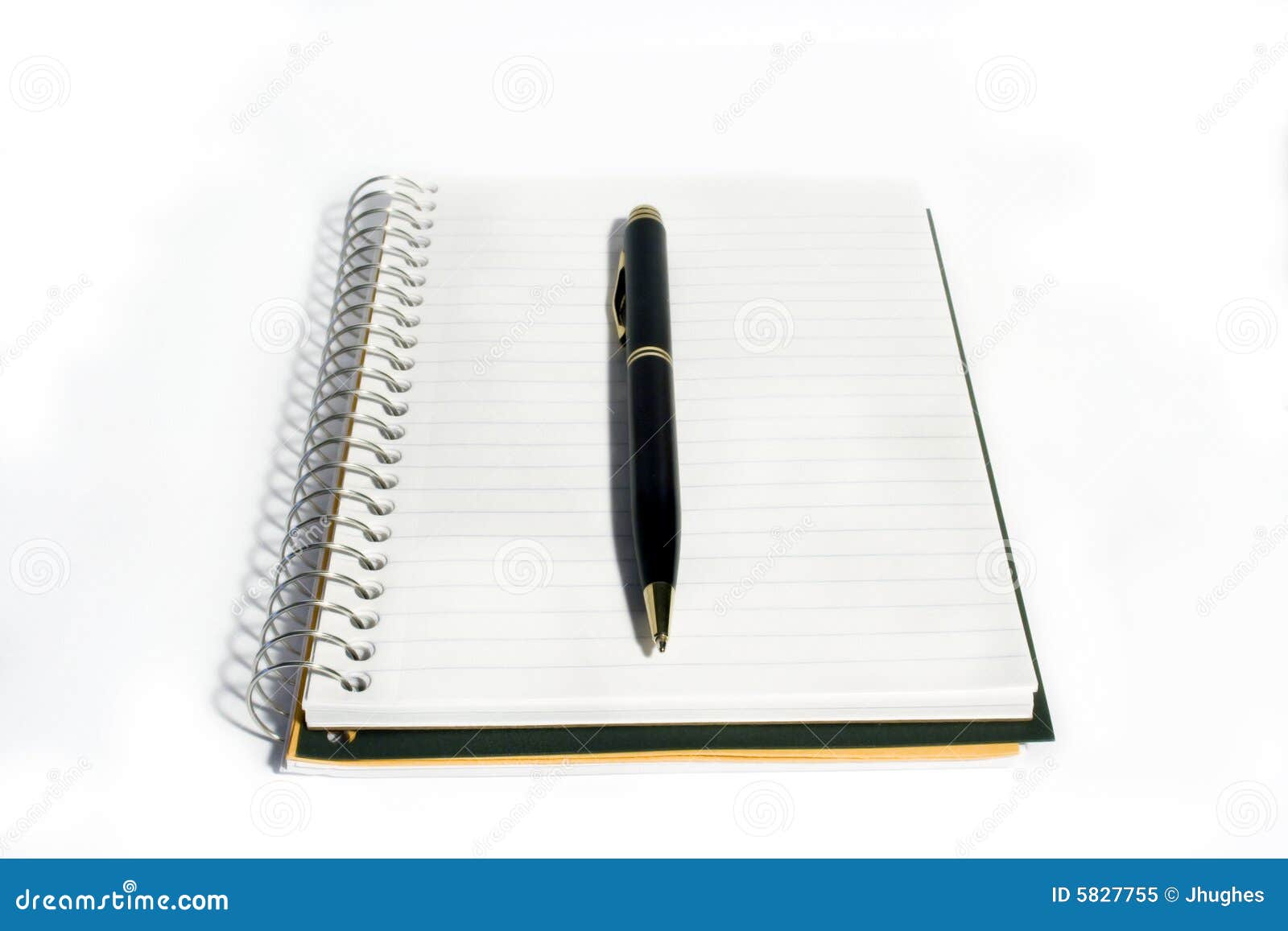 Pluma y papel imagen de archivo. Imagen de papel, espiral - 5827755