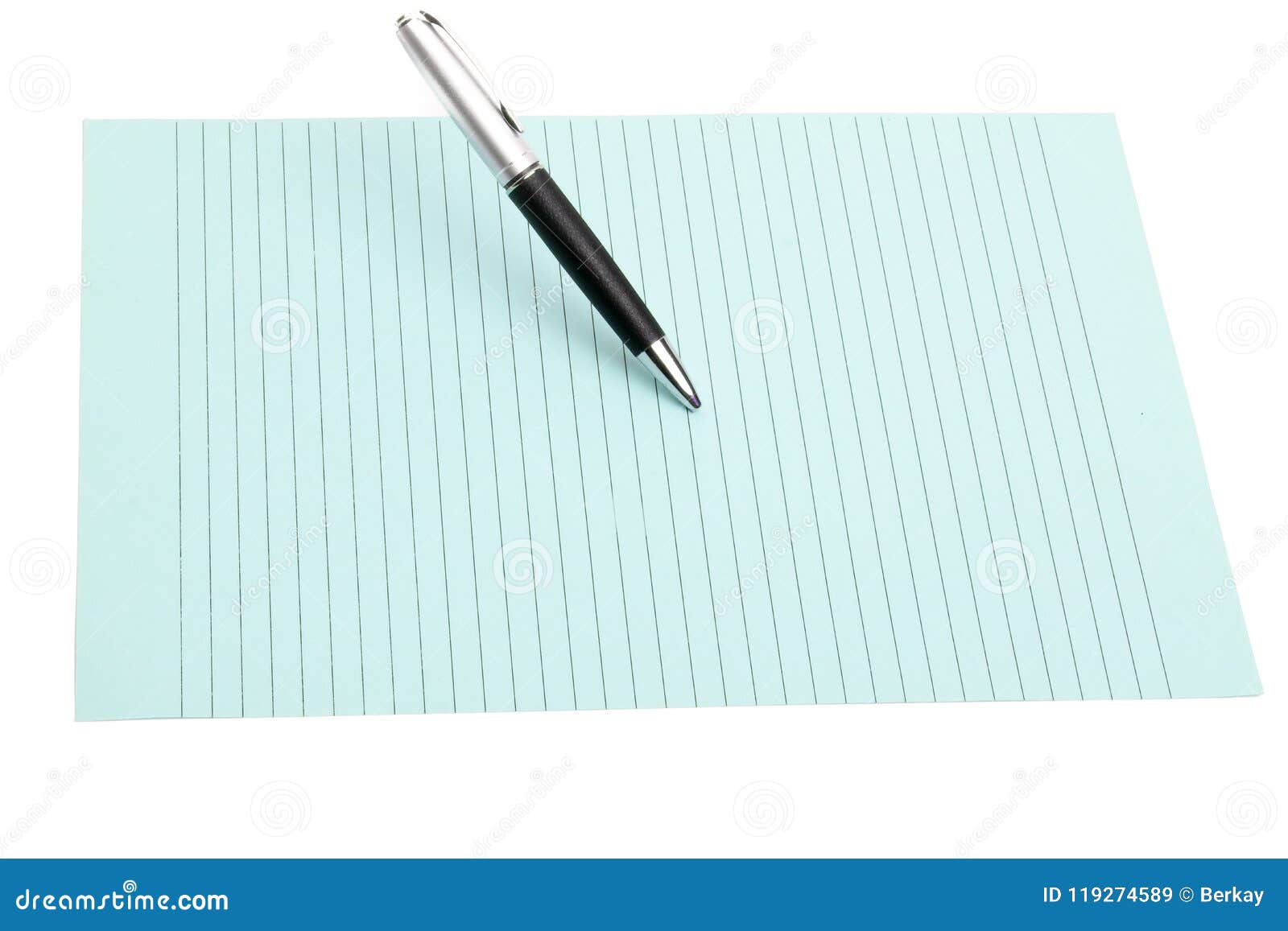 Pluma y papel del color imagen de archivo. Imagen de escritura - 119274589