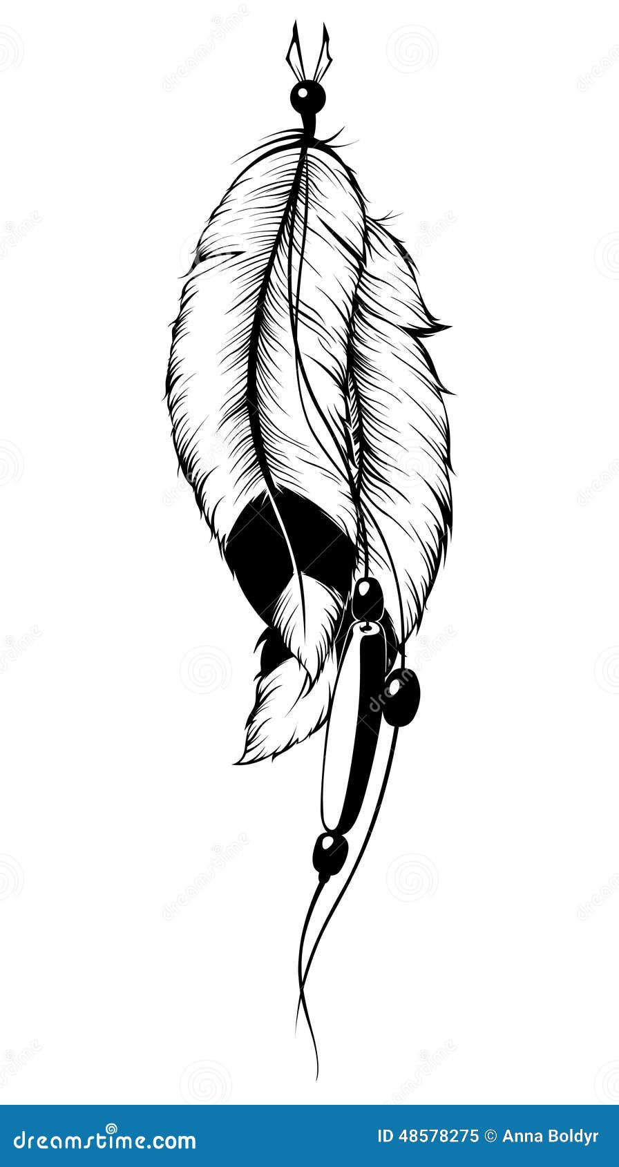 Silueta De Pluma India 7.200+ Plumas Indias Ilustraciones De Stock,