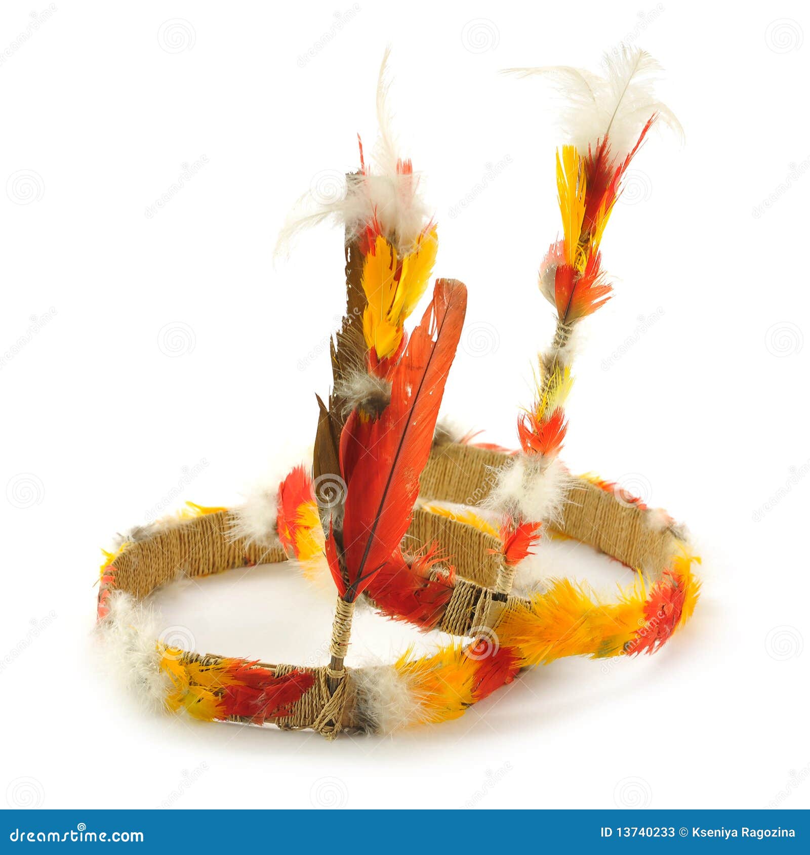 Plumas Principales Indias Coloreadas Imagen de archivo - Imagen de ...