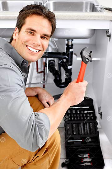 Plumber stock photo. Image of people, person, contractor - 12948900
