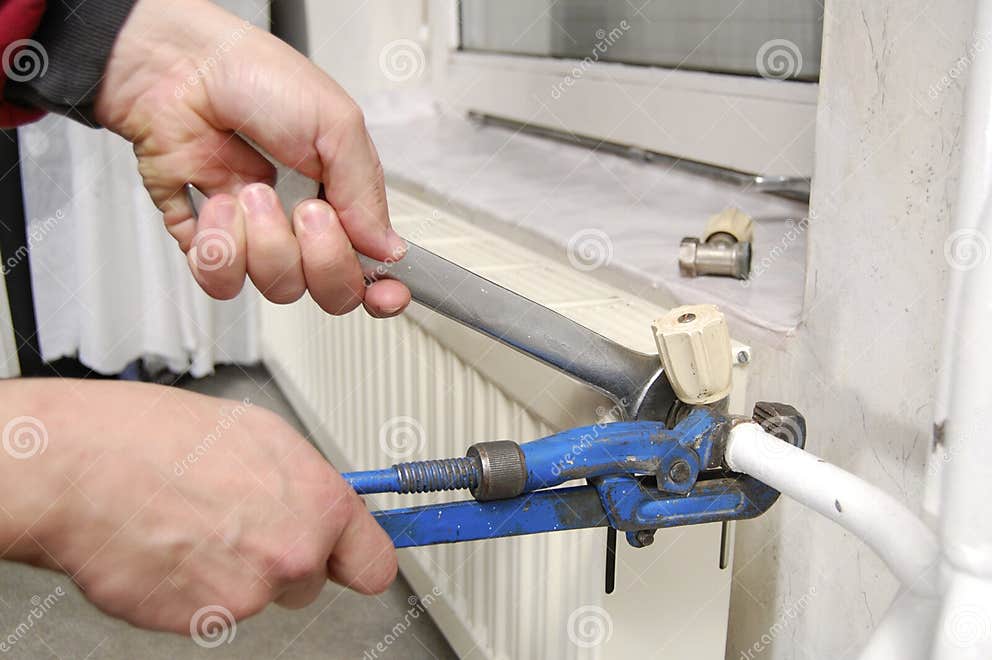 Plumber stock photo. Image of maintenance, glove, safety - 13540074