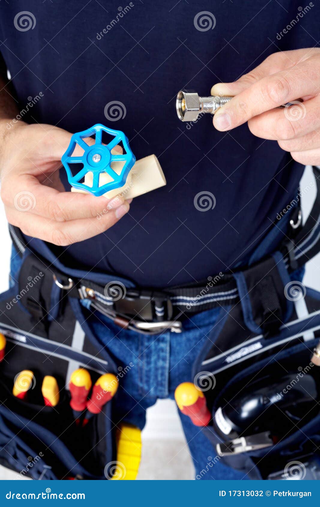 Plumber stock photo. Image of workforce, ladder, device - 17313032