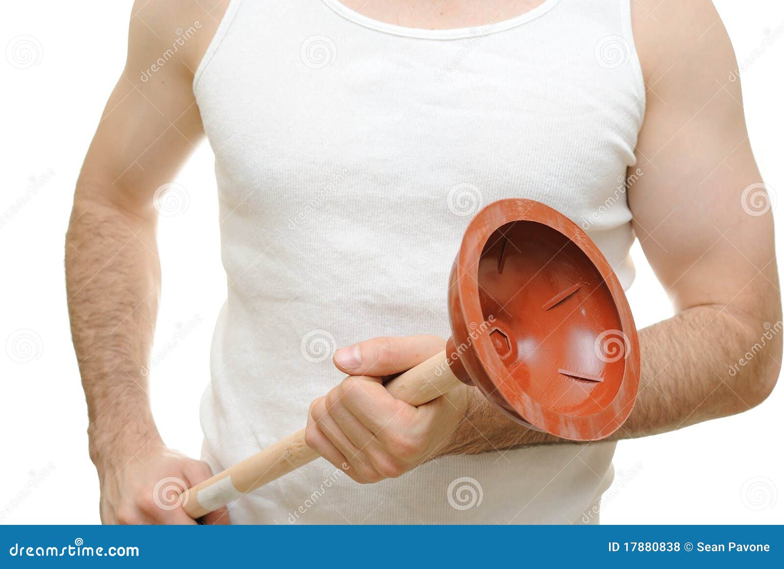 Plumber stock photo. Image of handyman, male, plumber - 17880838