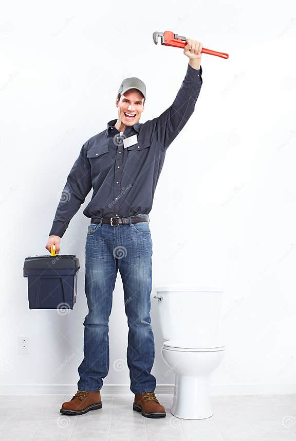 Plumber stock photo. Image of janitor, ladder, service - 18644586