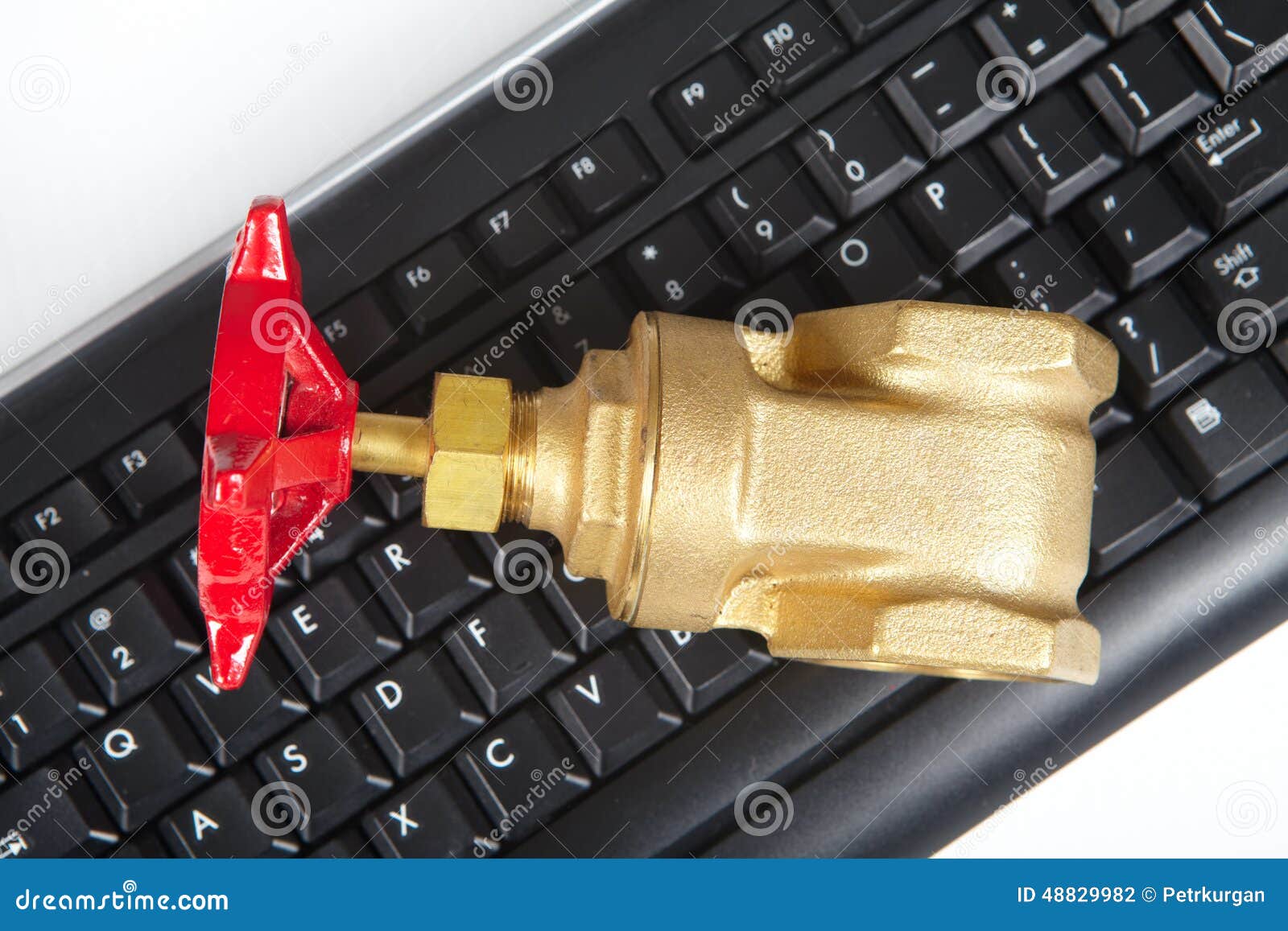Plumber and keyboard stock photo. Image of plumber, white - 48829982