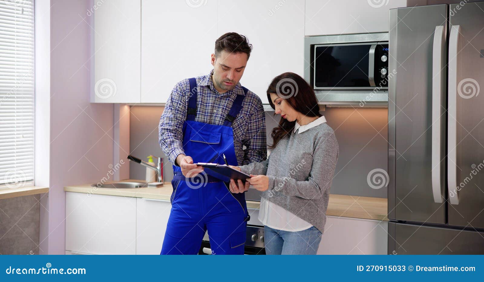 Plumber Kitchen Maintenance Checklist Stock Image - Image of home ...