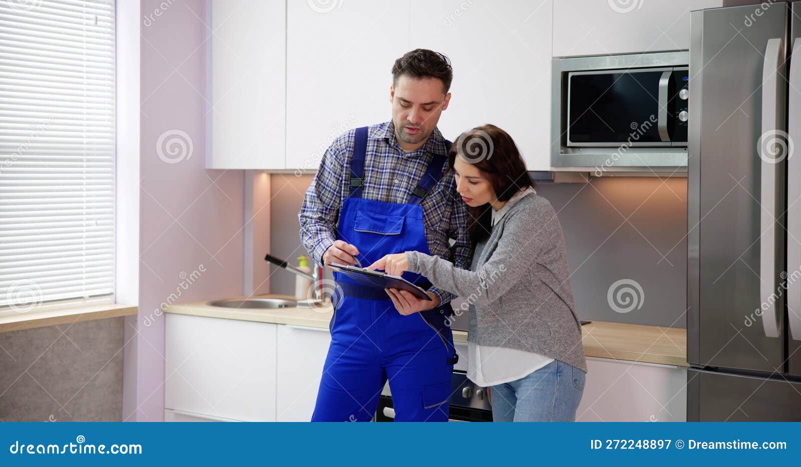 Plumber Kitchen Maintenance Checklist Stock Image - Image of repairman ...