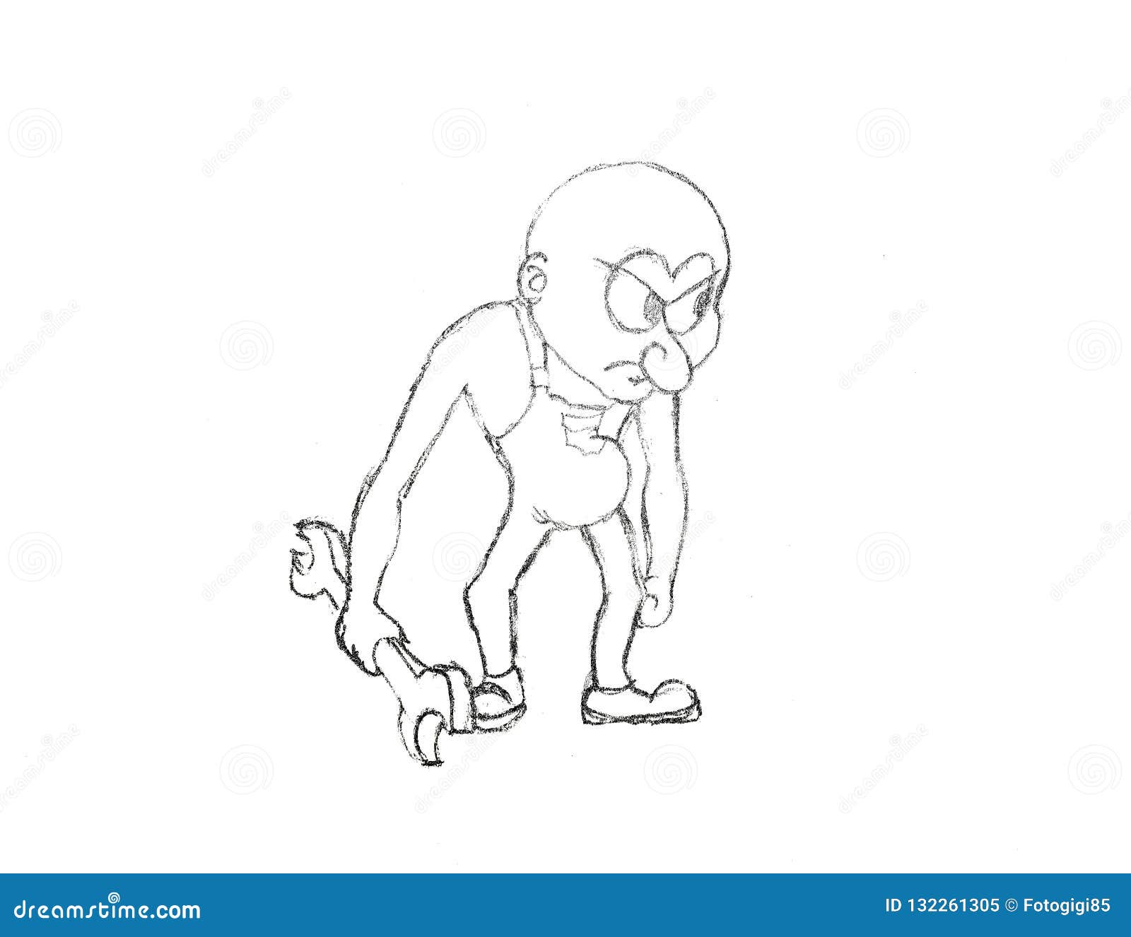 Plumber with Open-end Wrench Stock Illustration - Illustration of brush ...