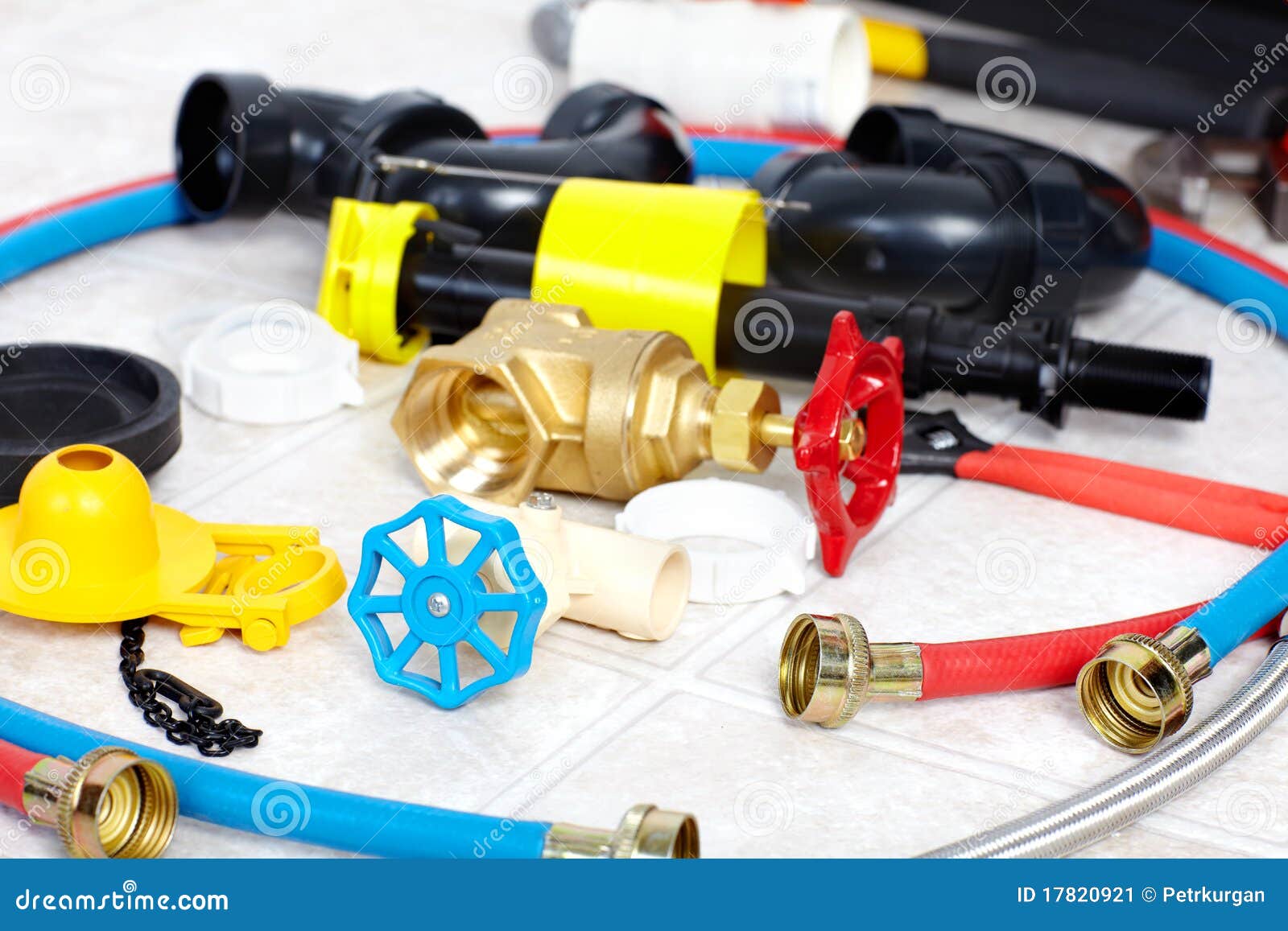 Plumber tools stock image. Image of tool, janitor, installing - 17820921