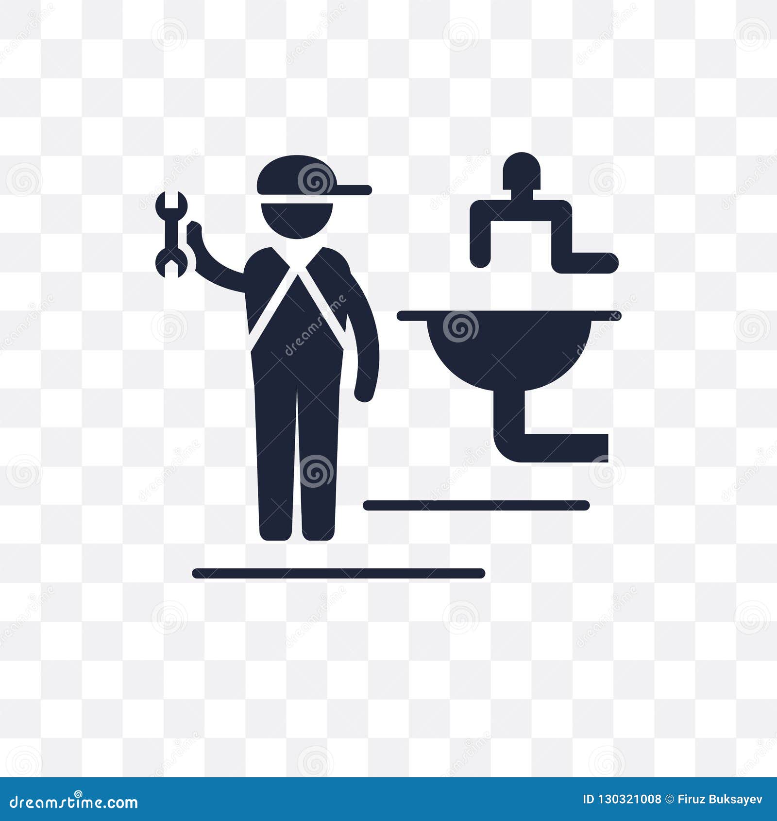 Plumber Transparent Icon. Plumber Symbol Design from Professions Stock ...